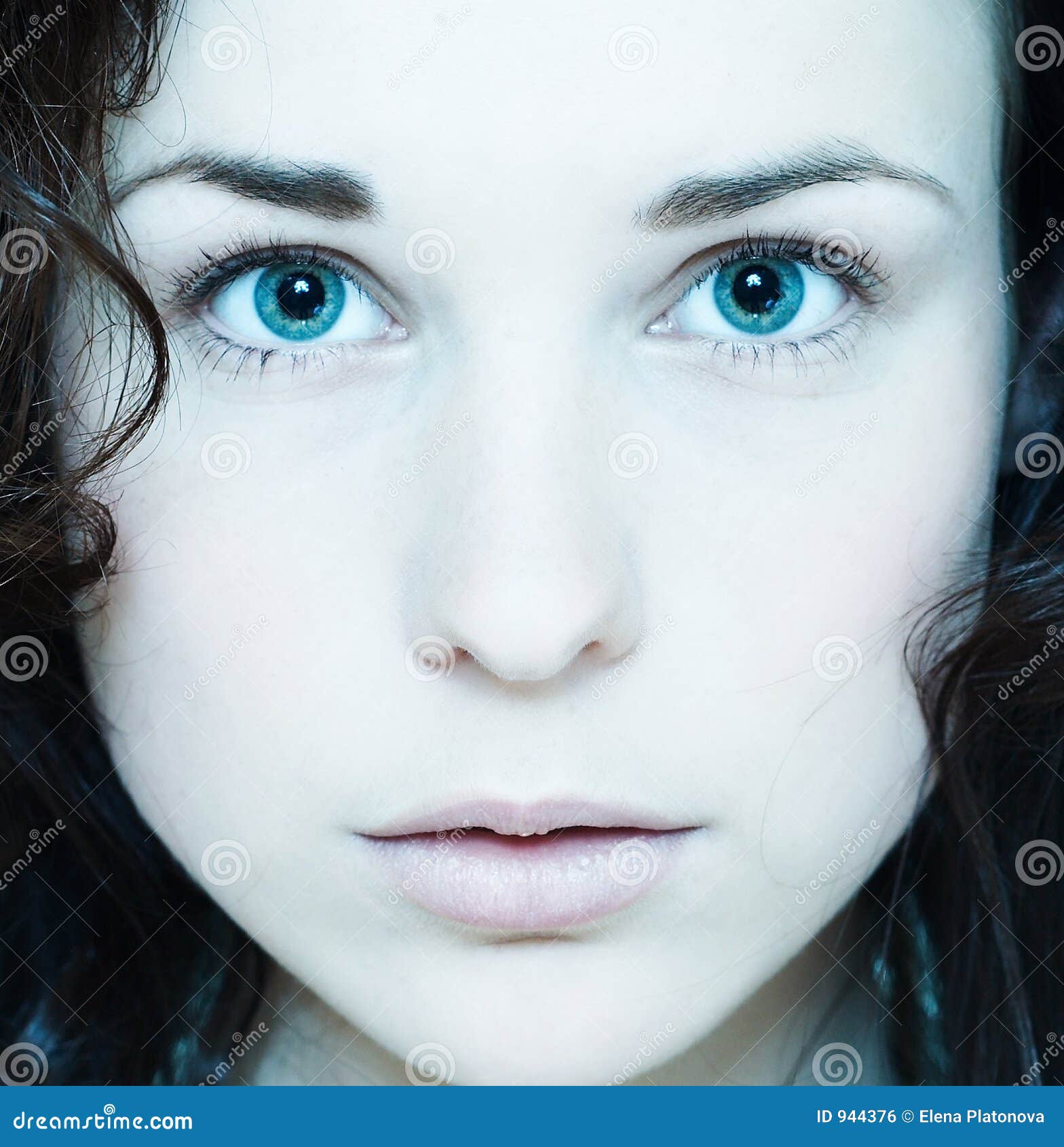 Portrait of a gentle girl2 stock photo. Image of seasonal - 944376