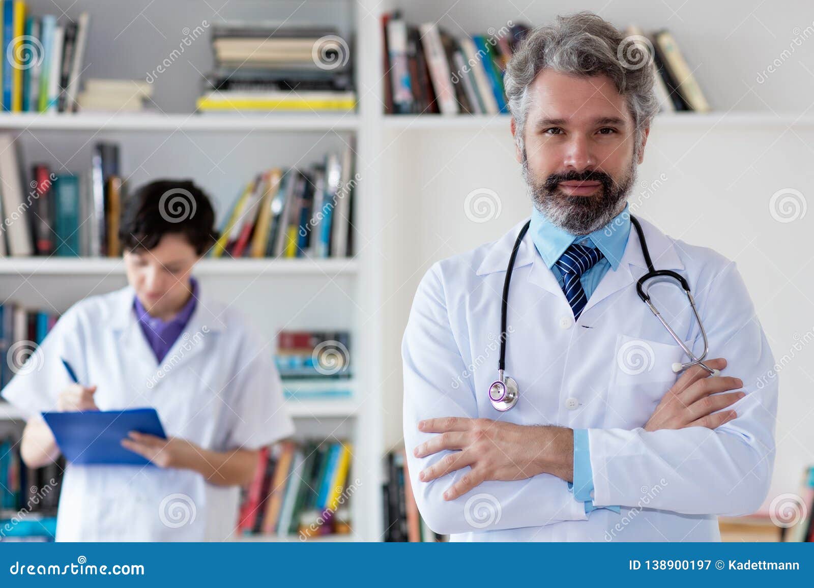 Portrait of German General Practitioner Stock Image - Image of ...