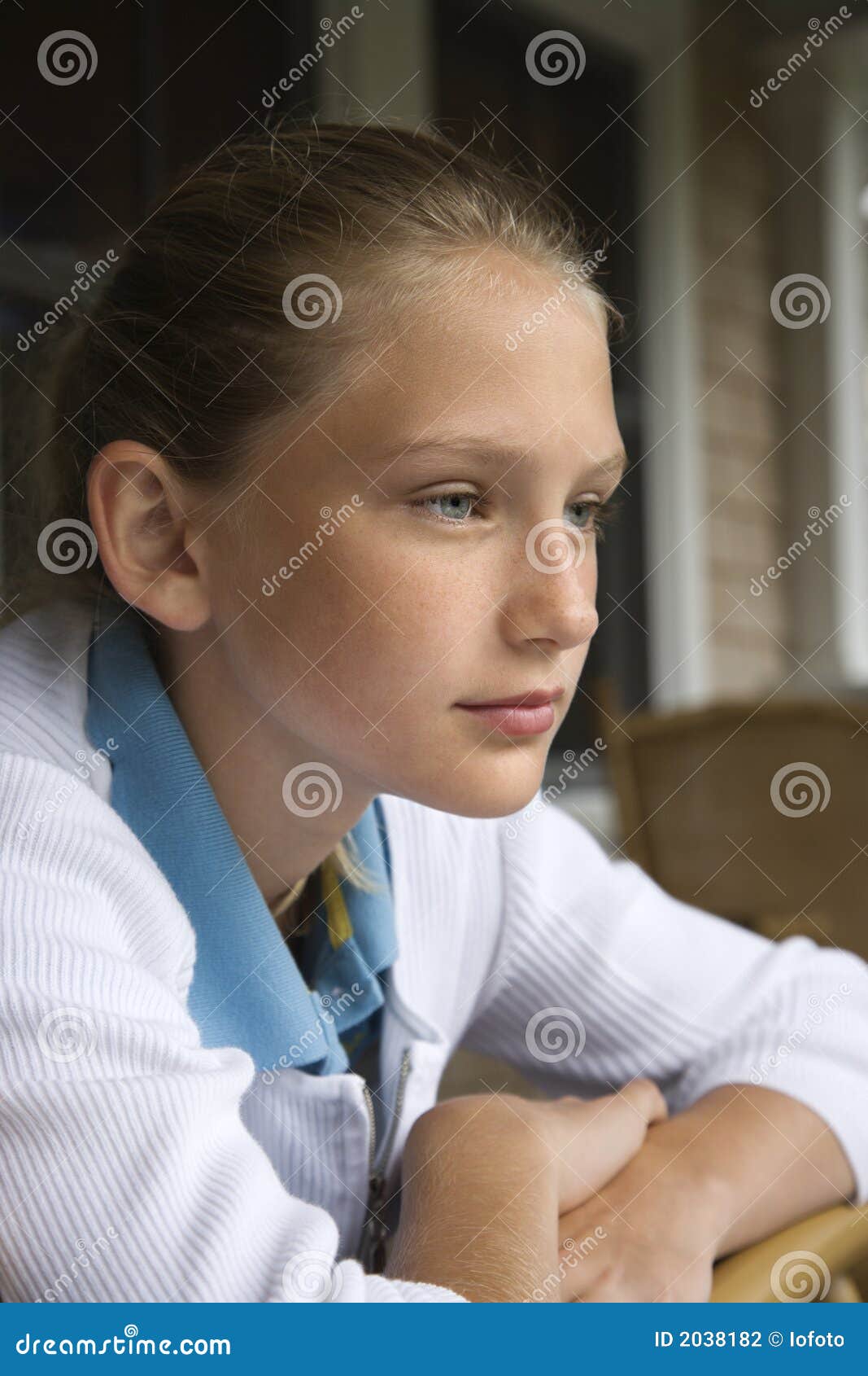 Portrait of a girl. stock photo. Image of vertical, colour - 2038182