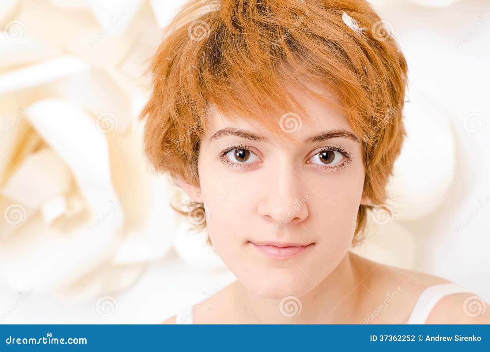 Portrait Girl in Bright Colors Stock Photo - Image of woman, human ...