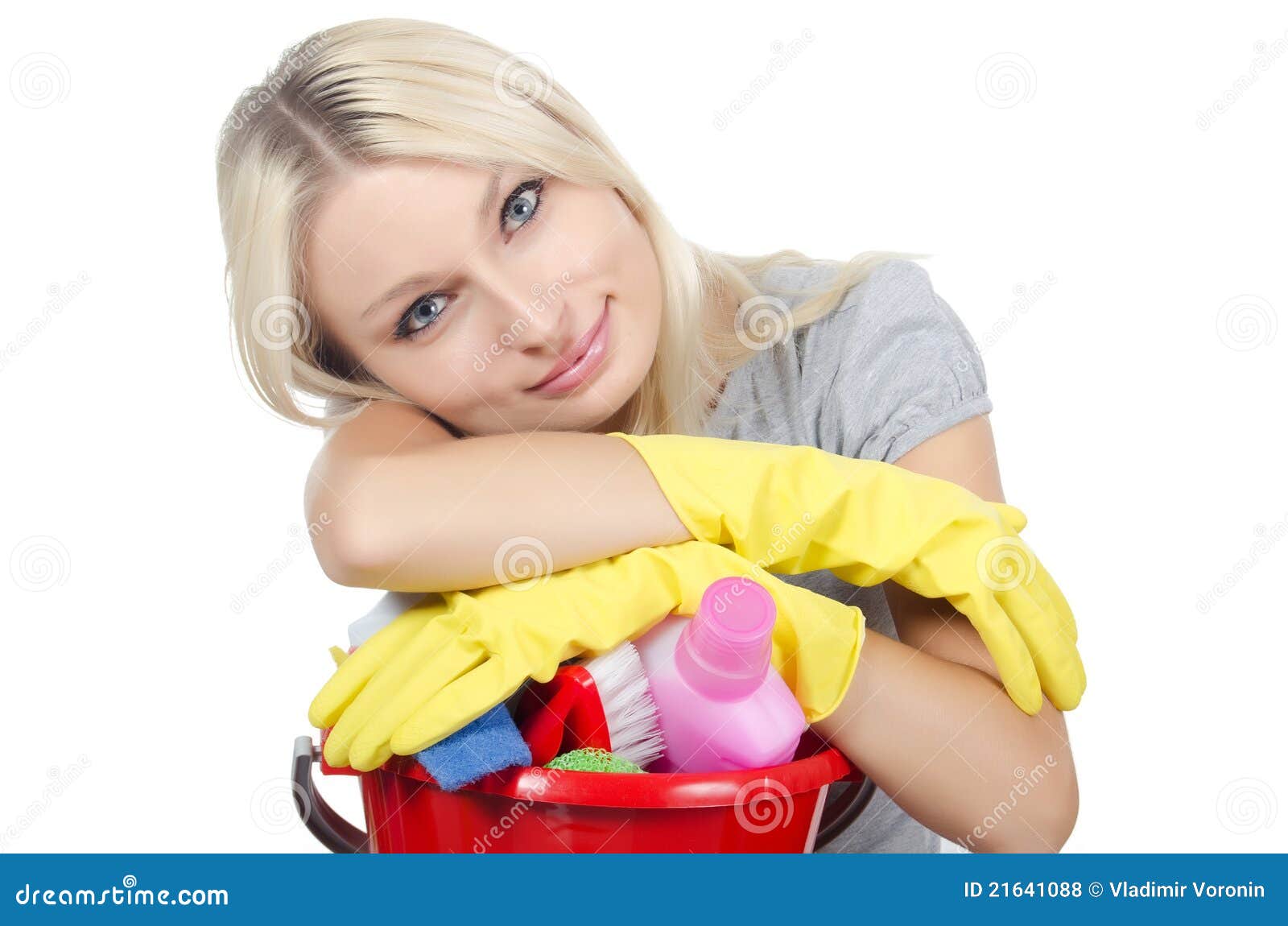 Portrait of the Girl - Concept Cleaning Stock Photo - Image of ...