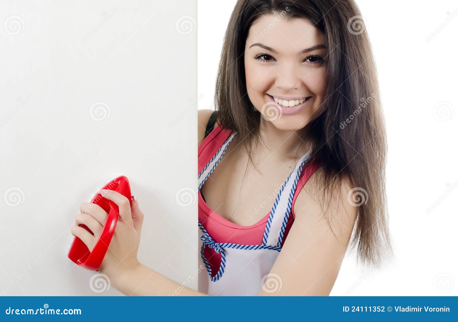 Portrait of the Girl - Concept Cleaning Stock Photo - Image of ...