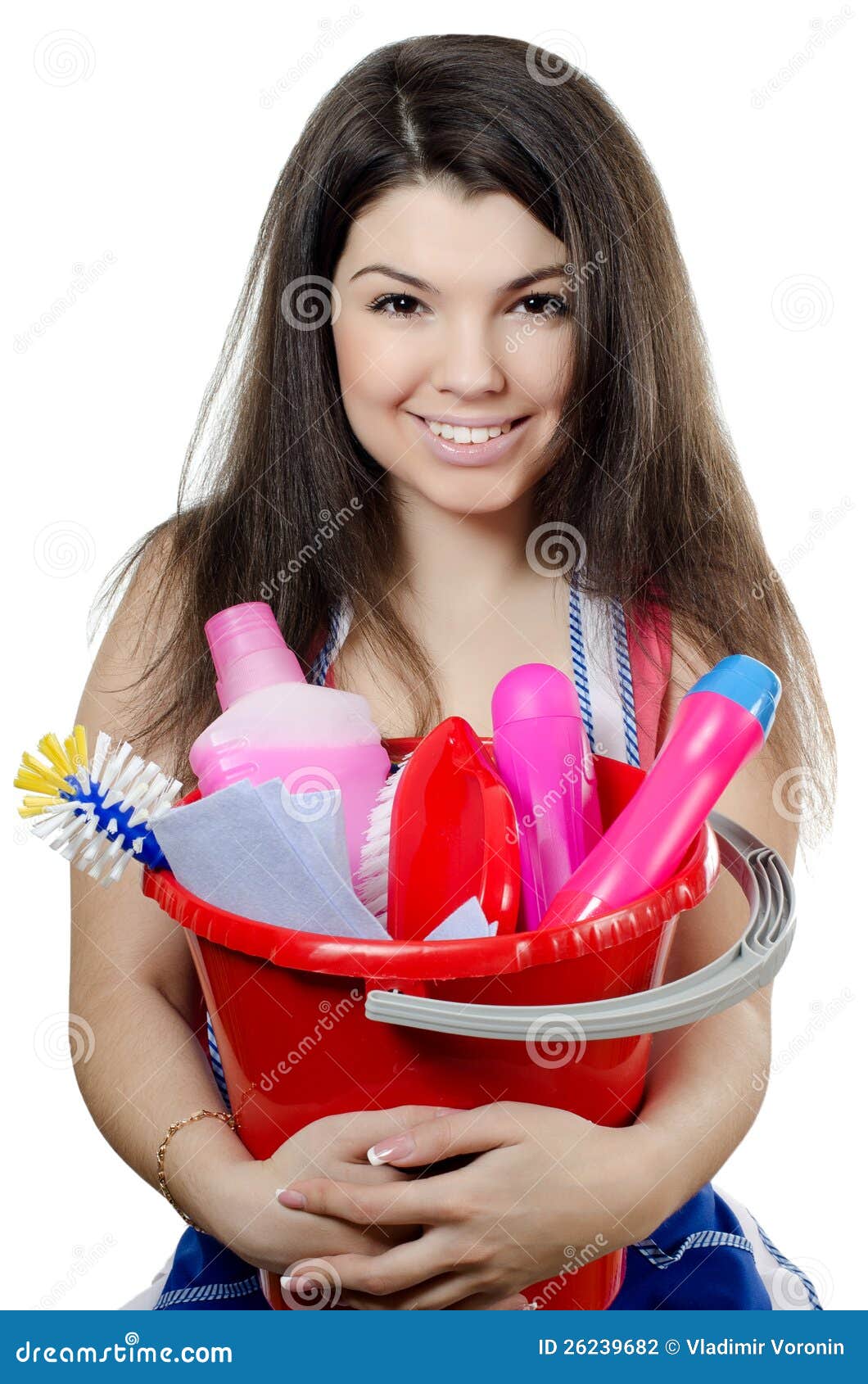 Portrait of the Girl - Concept Cleaning Stock Photo - Image of hygiene ...