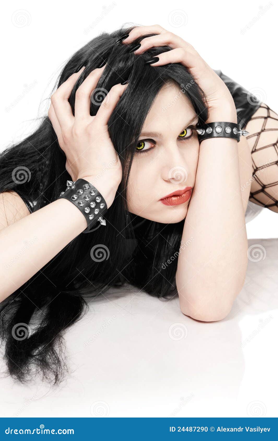 Portrait of the Girl in Gothic Style Stock Photo - Image of gothic ...