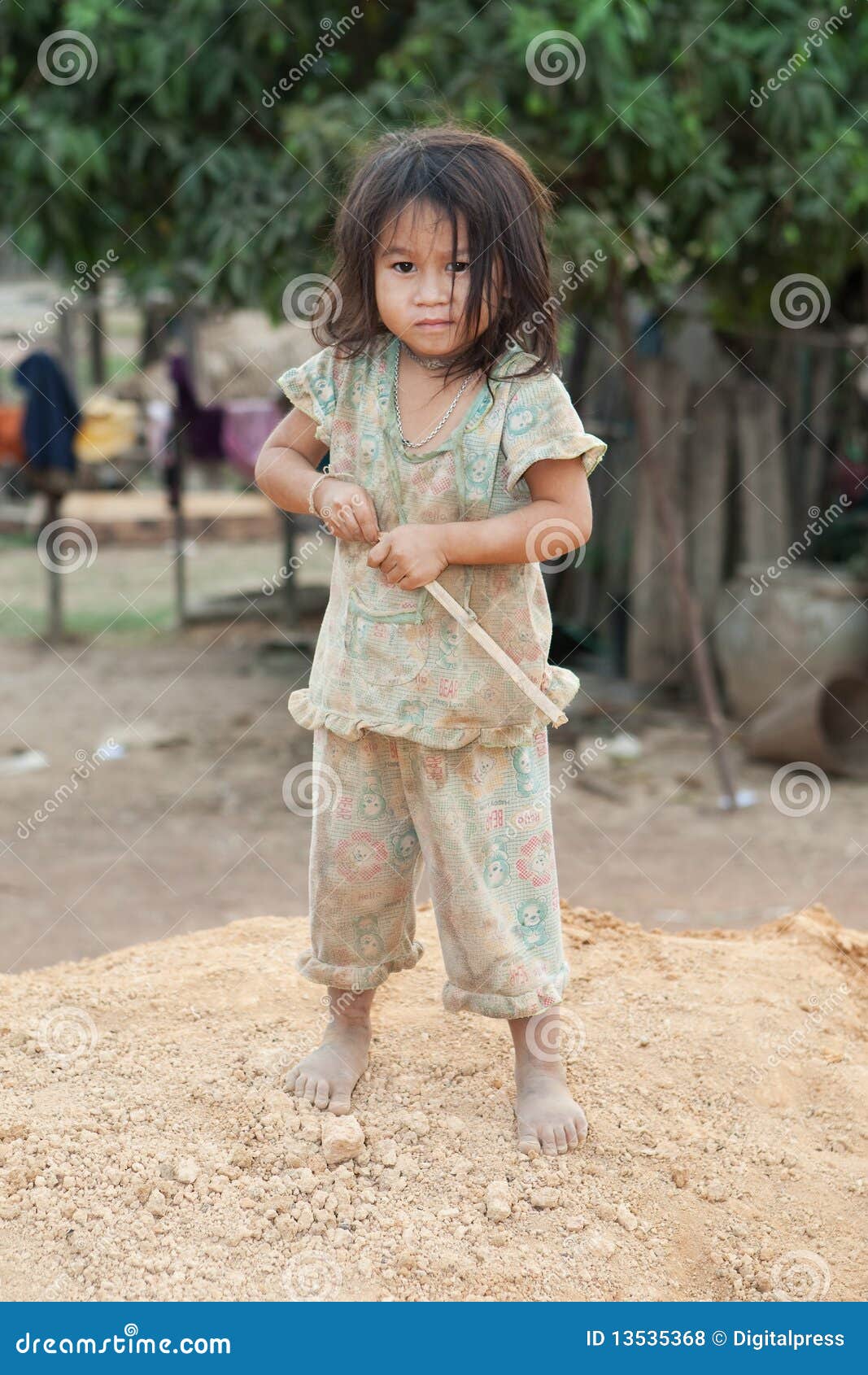 Portrait Of Poverty, Little Poor Boy Stock Photo | CartoonDealer.com ...