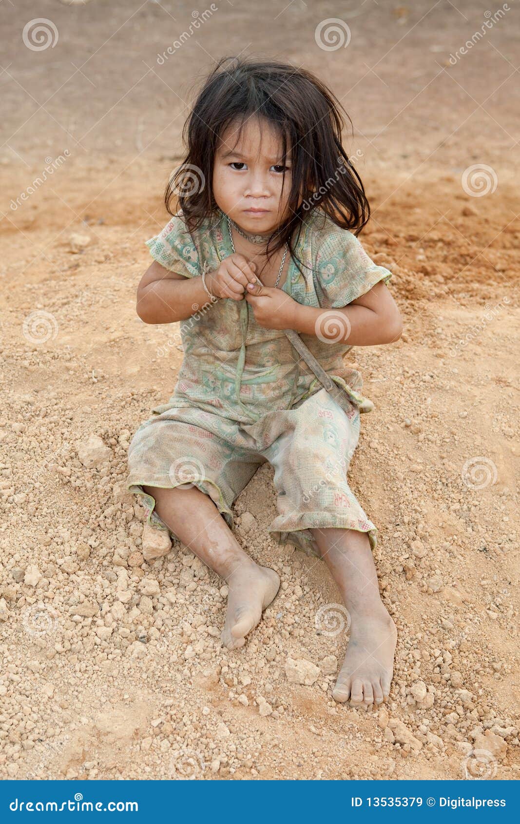 Portrait Of Poverty, Little Poor Boy Stock Photo | CartoonDealer.com ...