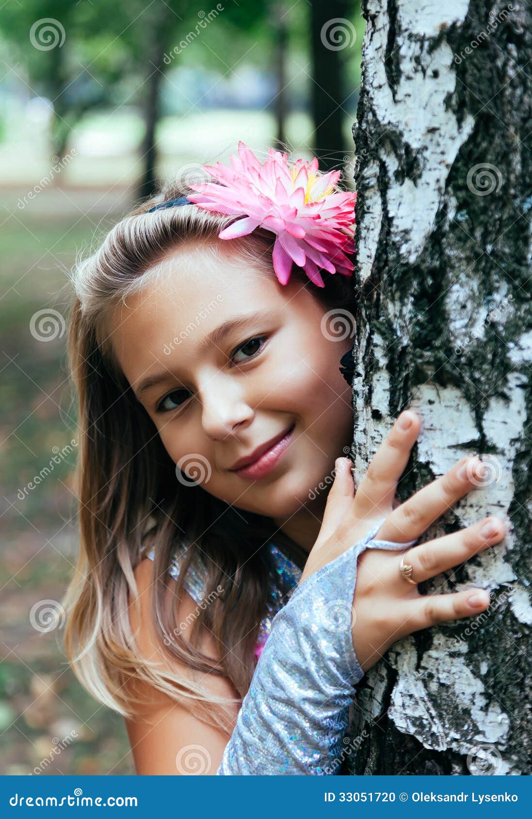 Portrait of the Girl Outside Stock Photo - Image of closeup, outdoor ...