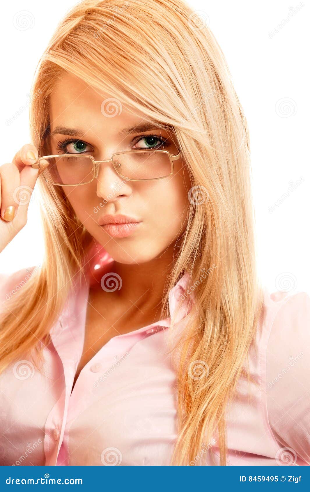Portrait of Girl in Spectacles Stock Image - Image of girls, female ...