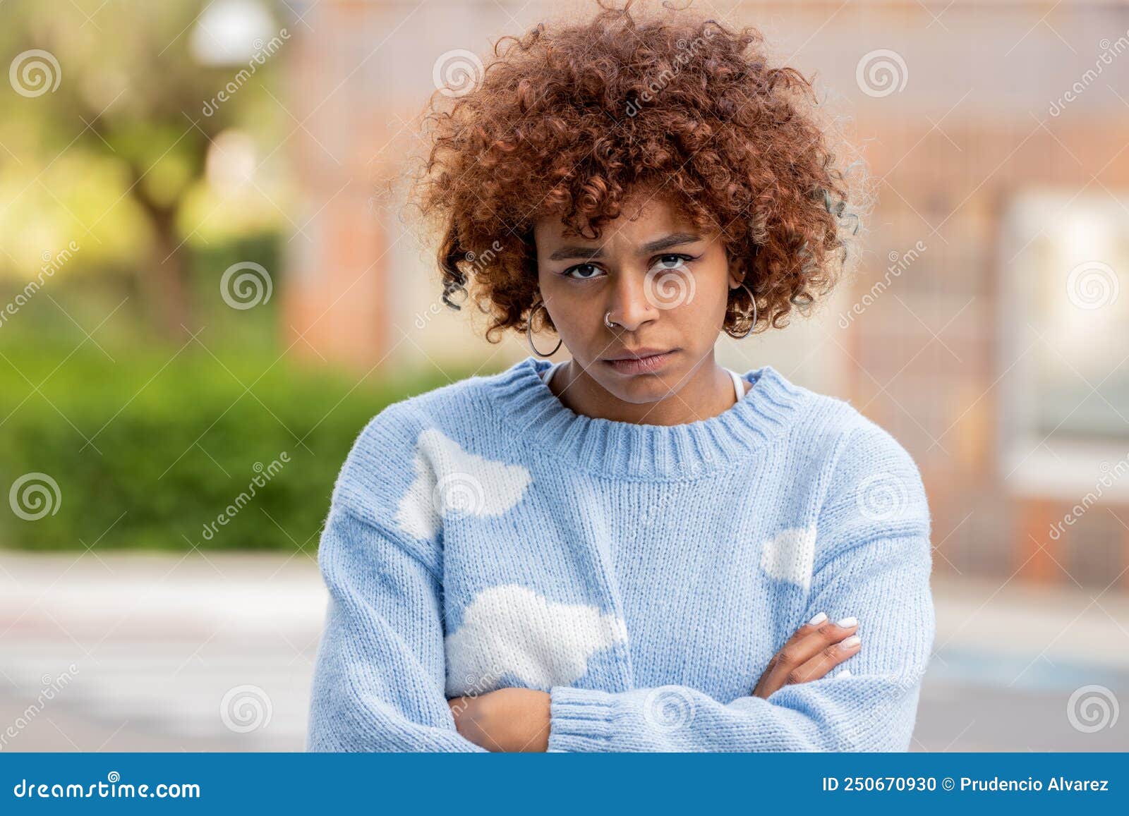 Girl with Suspicious Expression Stock Photo - Image of doubt ...