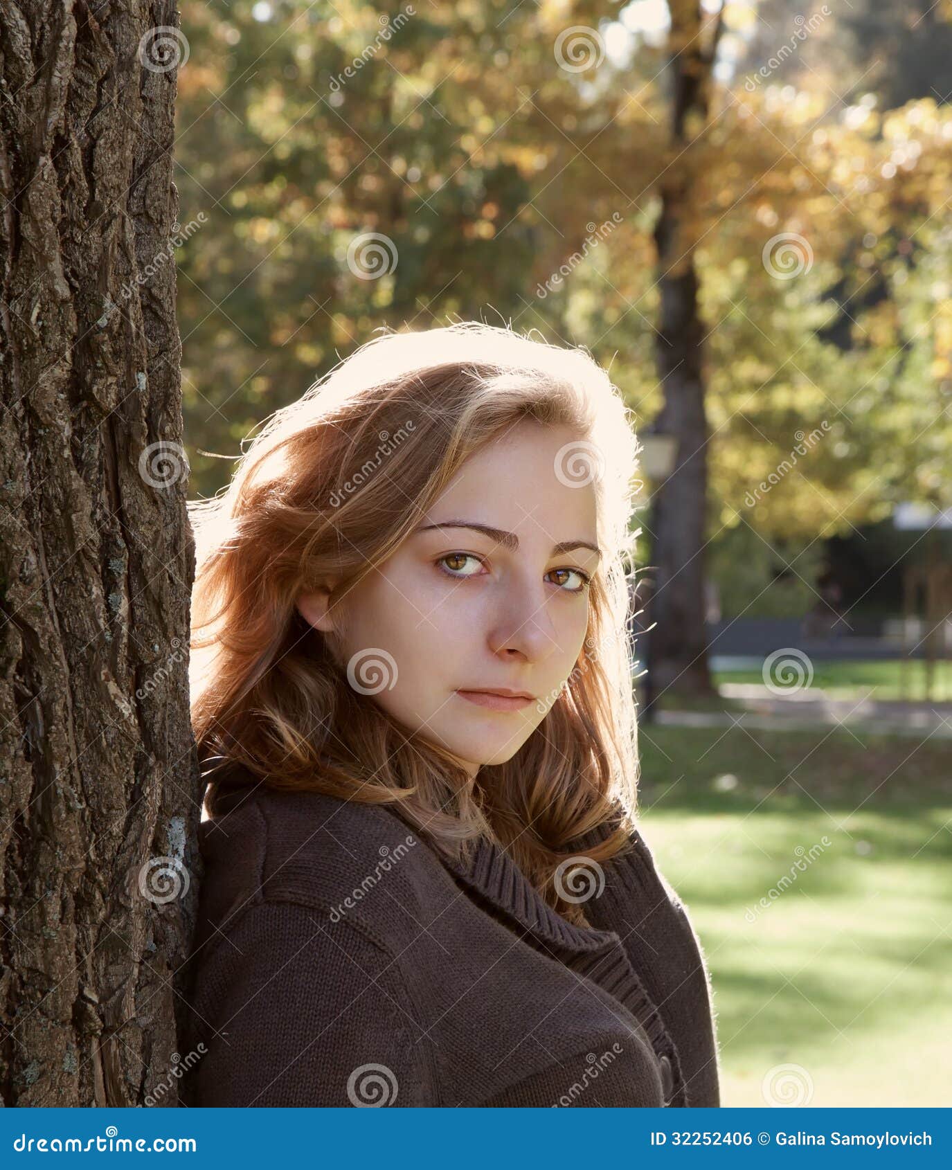 Portrait of a girl. stock photo. Image of adult, attractive - 32252406