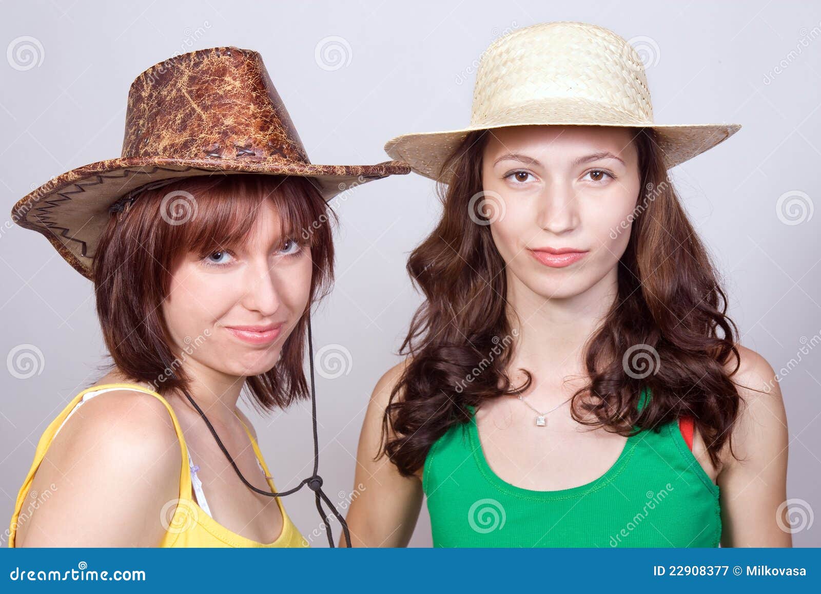 Portrait of girlfriends stock image. Image of smile, head - 22908377