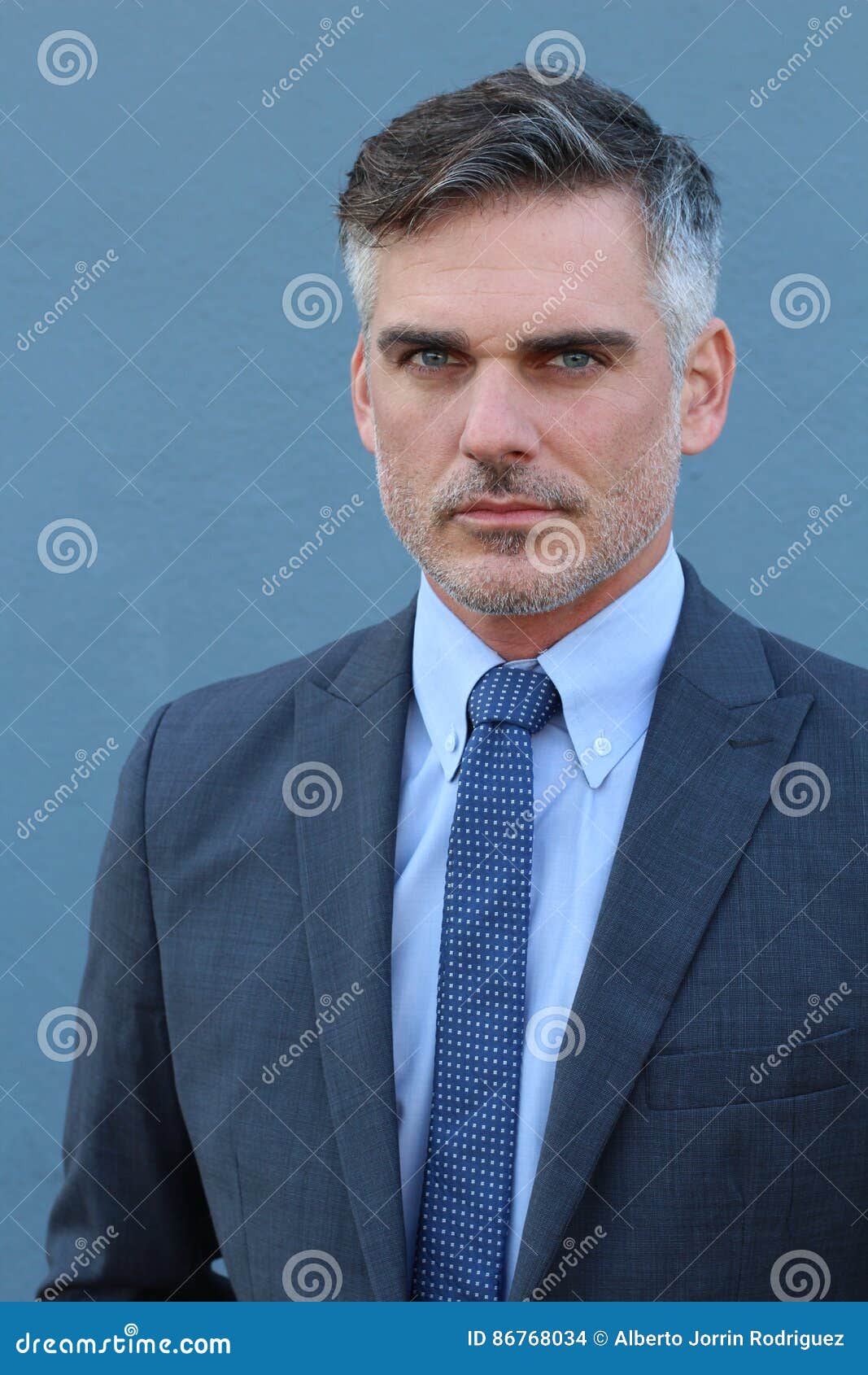 Portrait of a Good Looking Man Stock Photo - Image of german, blue ...