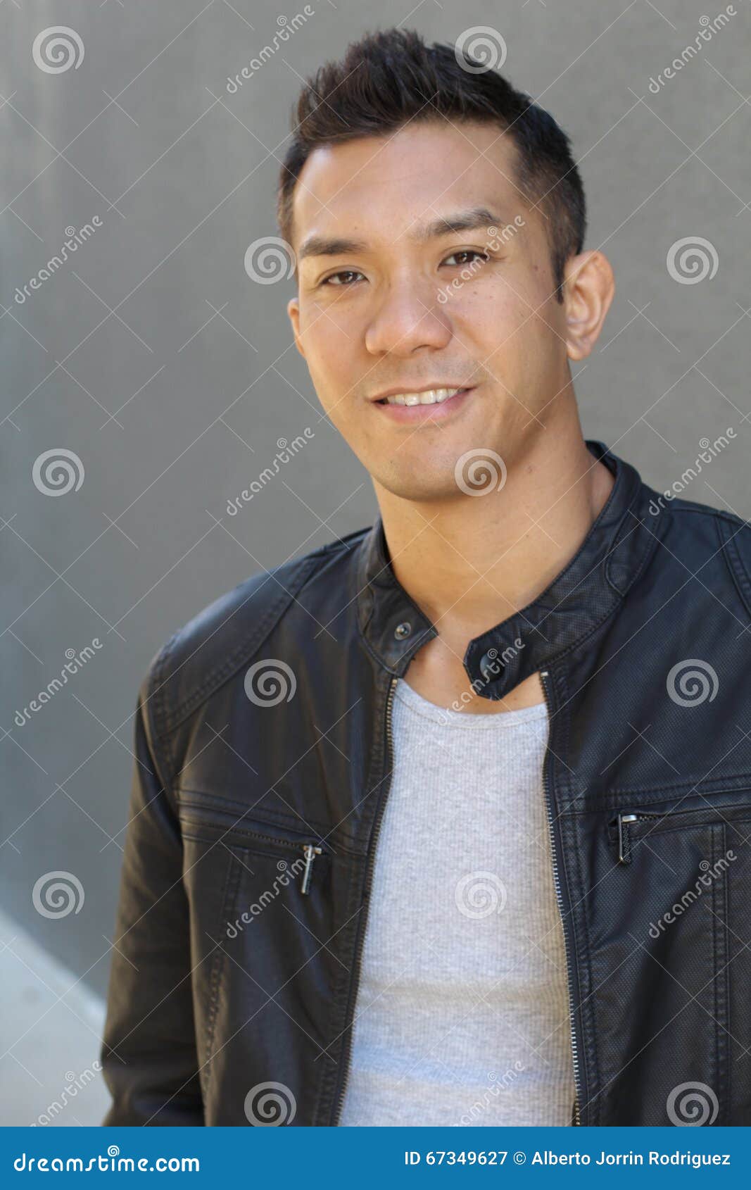 Portrait of Gorgeous Asian Man Stock Image - Image of portrait ...