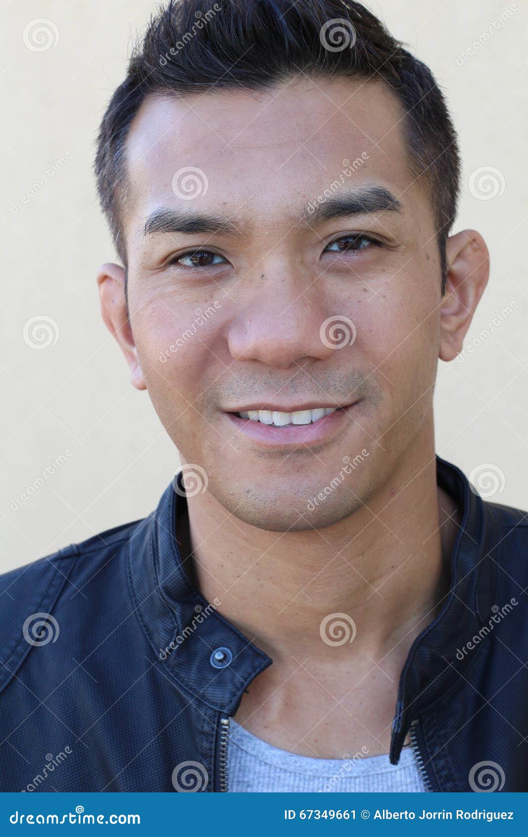 Portrait of Gorgeous Asian Man Stock Image - Image of lifestyle ...