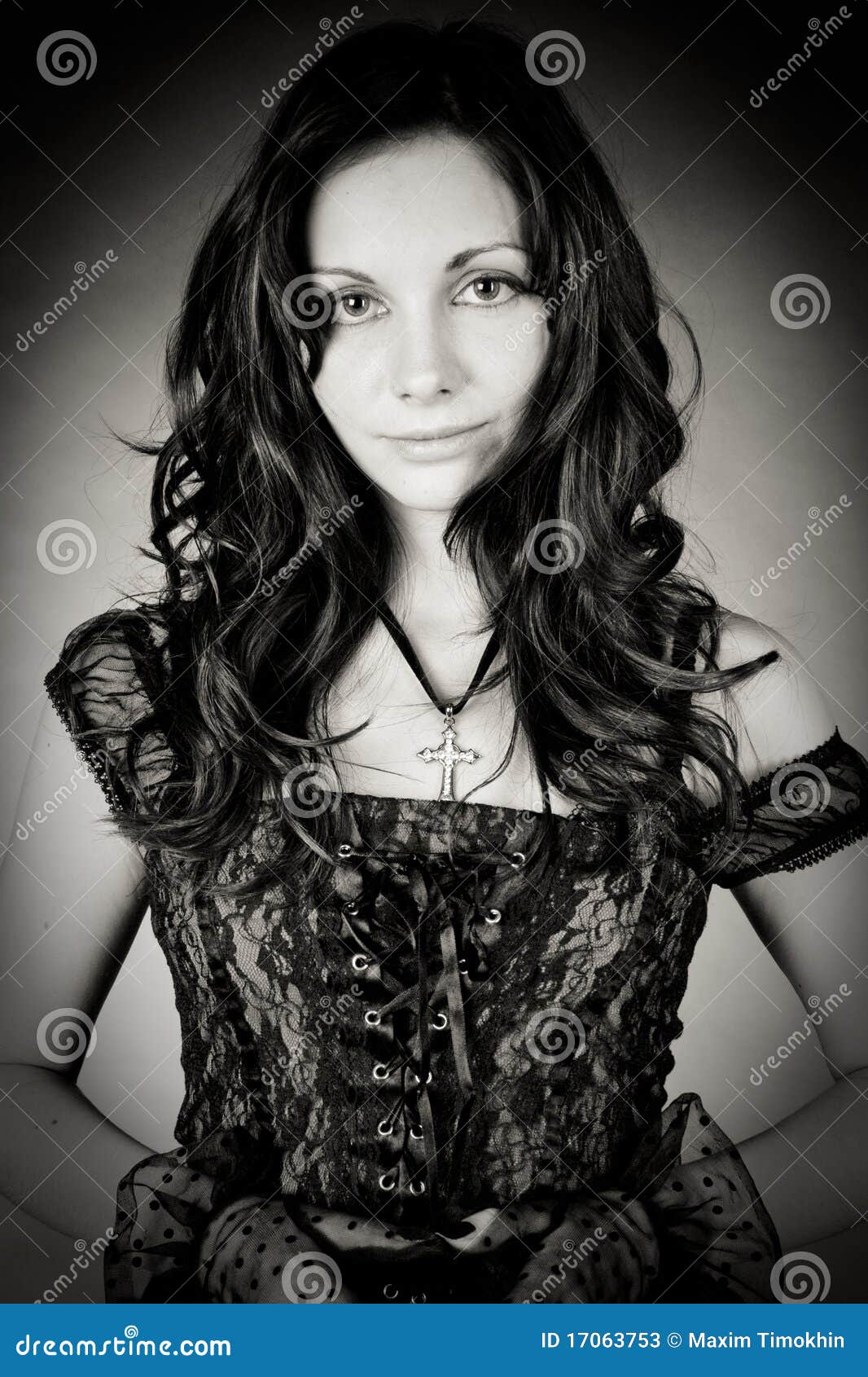 Portrait Of A Goth Girl Royalty-Free Stock Photography | CartoonDealer ...