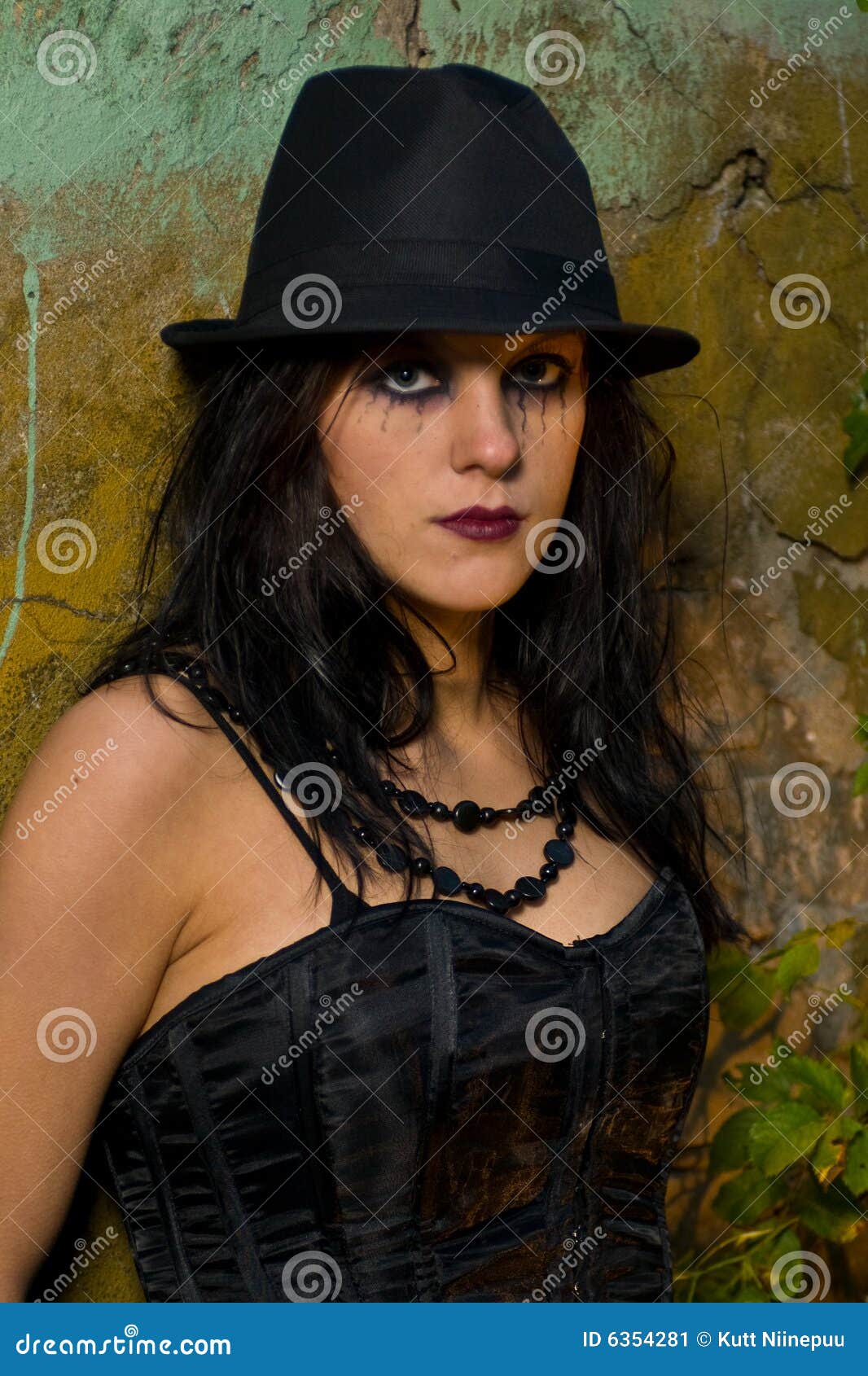 Portrait Of A Goth Girl Royalty-Free Stock Photography | CartoonDealer ...
