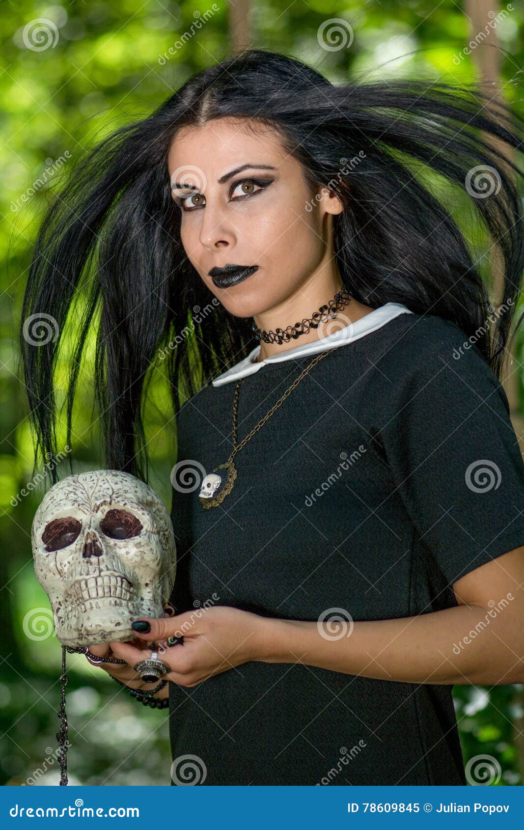 Portrait of Gothic Dark Princess Stock Image - Image of movie, gothic ...