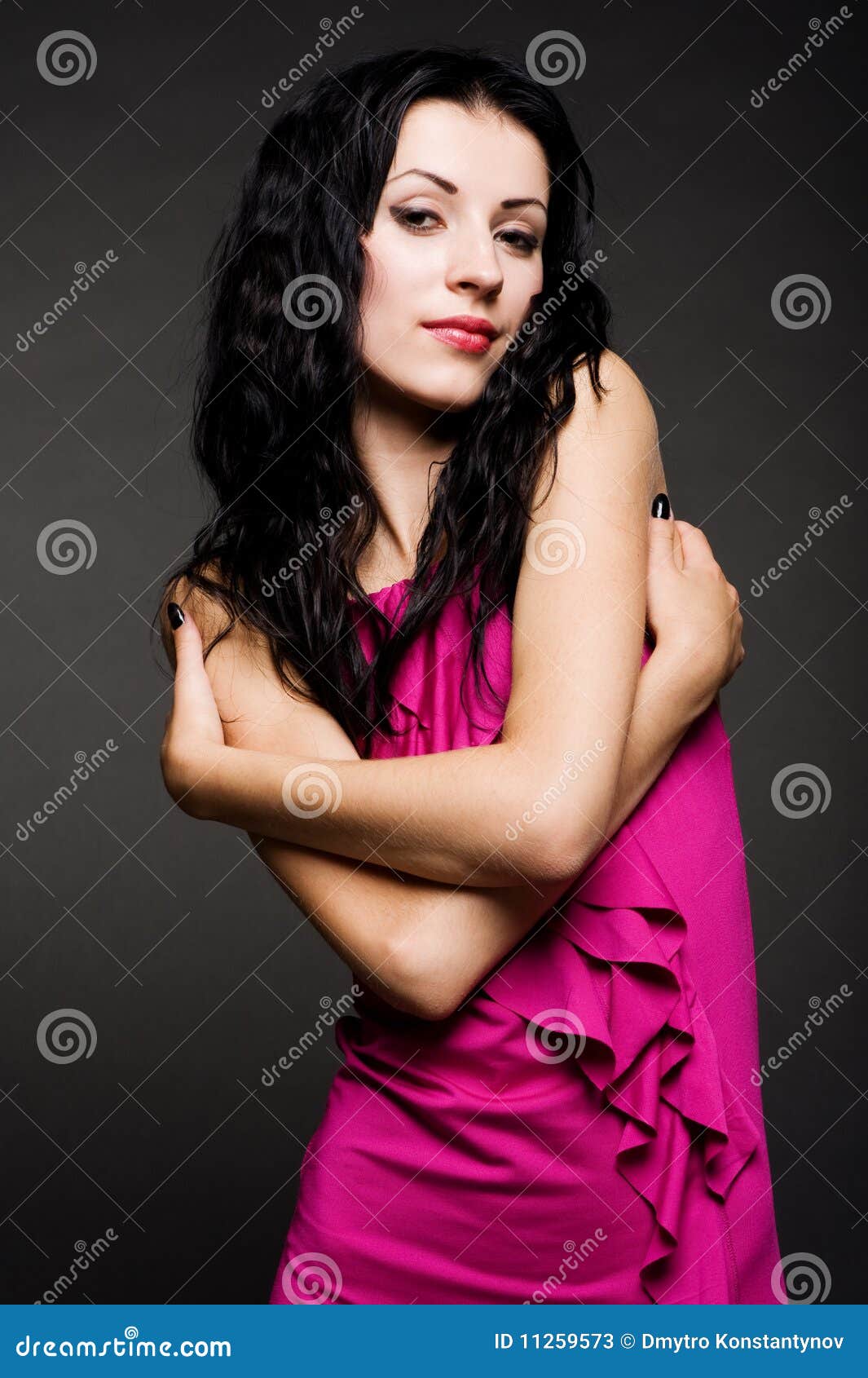 Portrait of graceful woman stock image. Image of head - 11259573