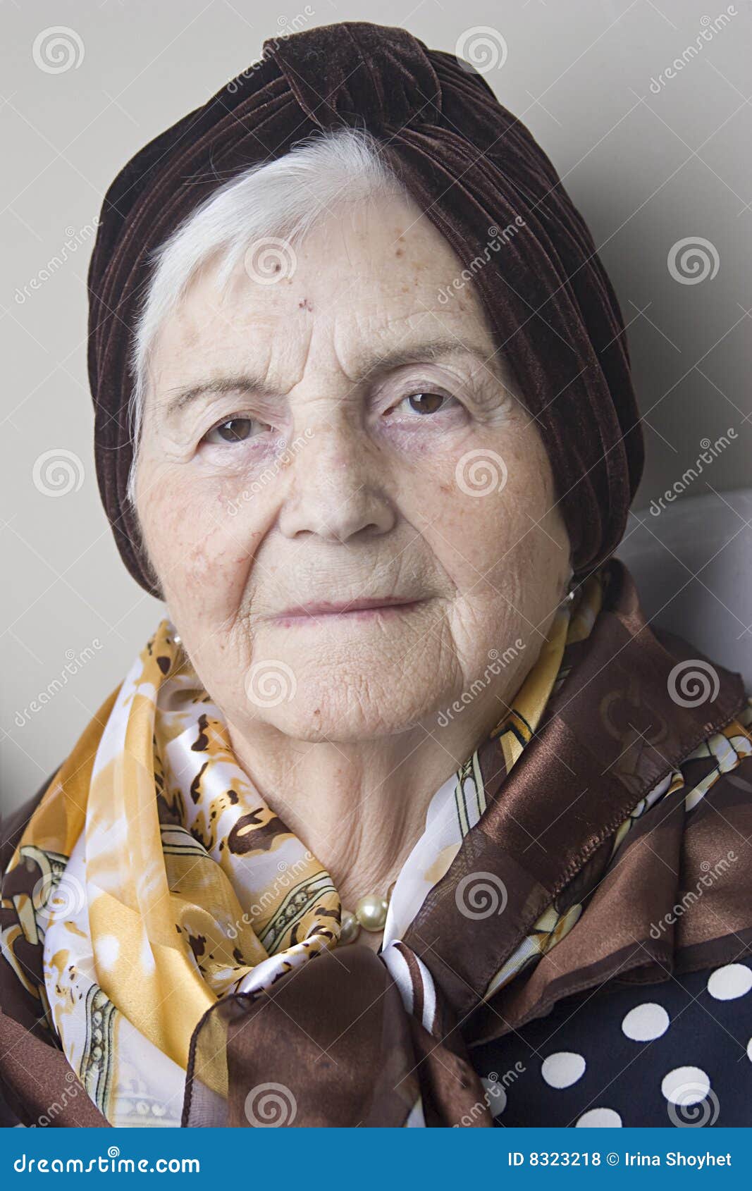 Portrait of Grandmother stock photo. Image of retirement - 8323218