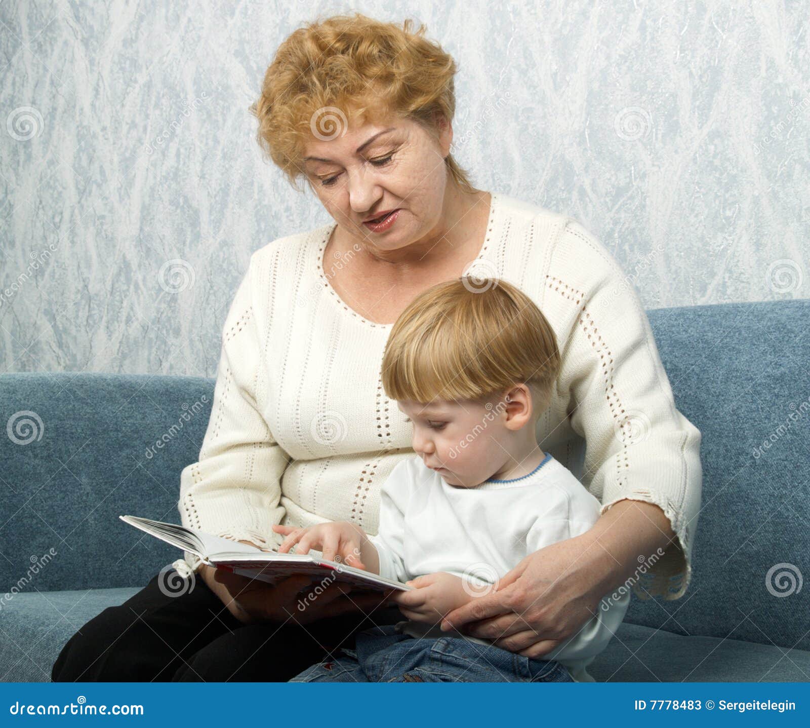Portrait Of The Grandmother With The Grandson Picture. Image: 7778483
