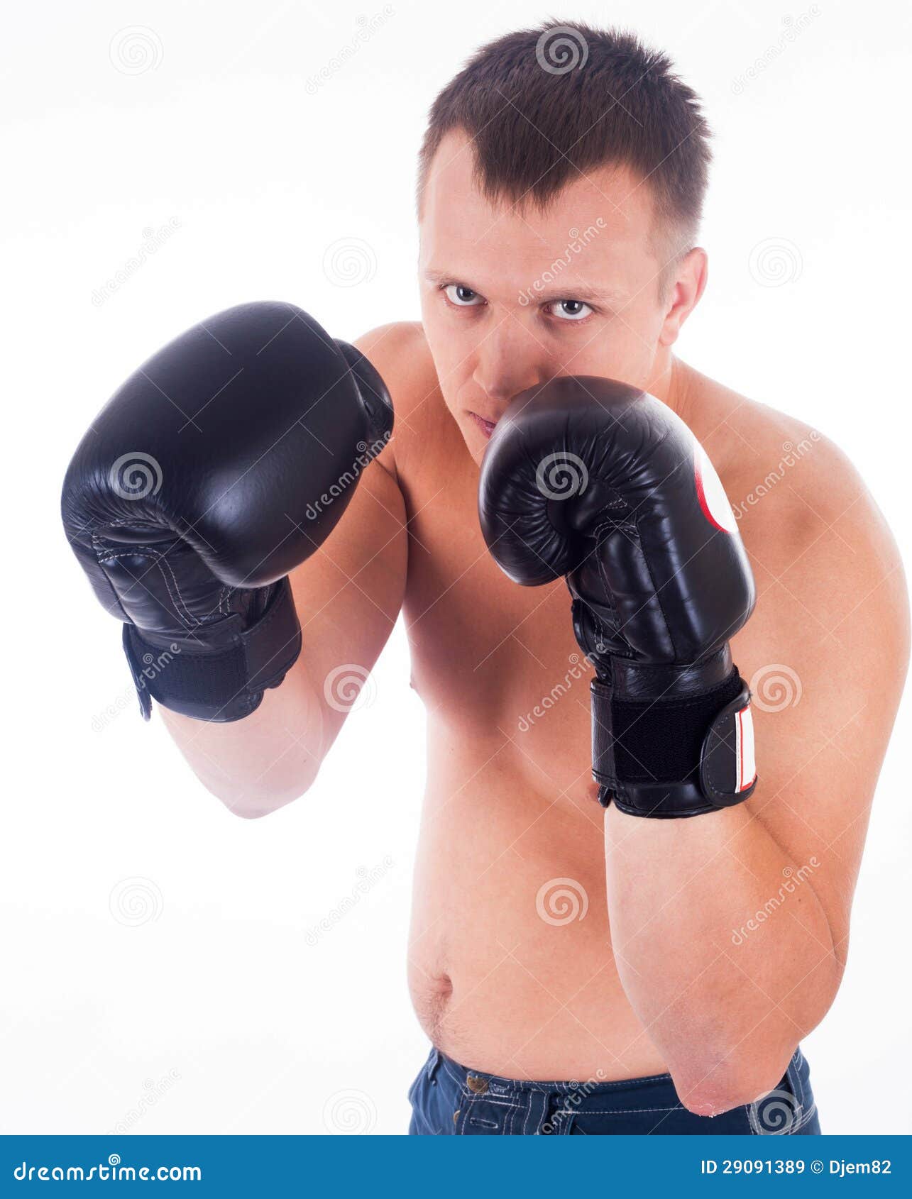Portrait of Grimacing Young Man Stock Image - Image of expression ...