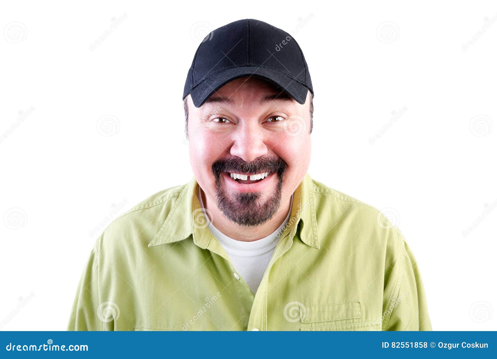 Portrait Of Grinning Young Man. Isolated Stock Image | CartoonDealer ...