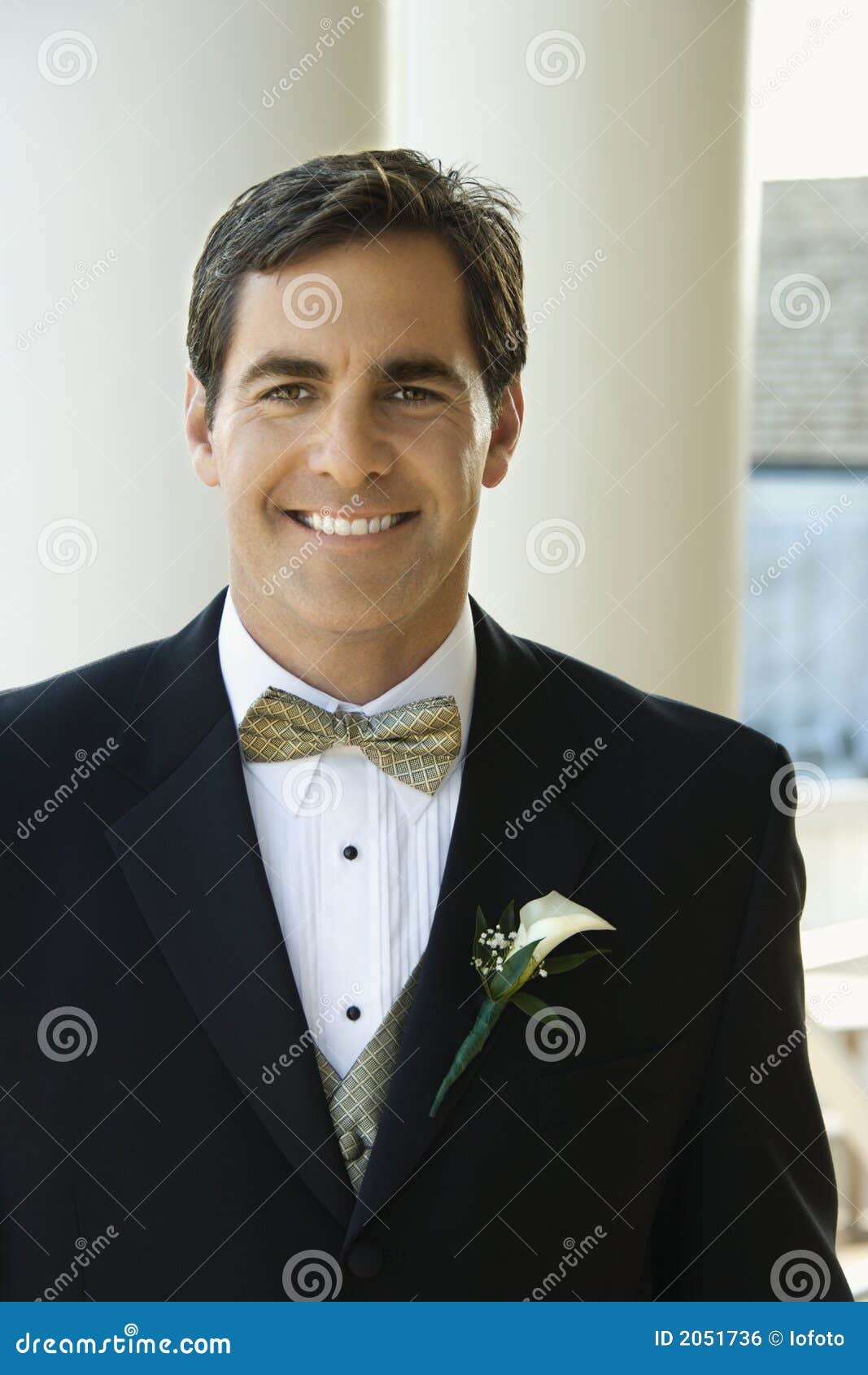 Portrait of groom. stock photo. Image of standing, relationship - 2051736