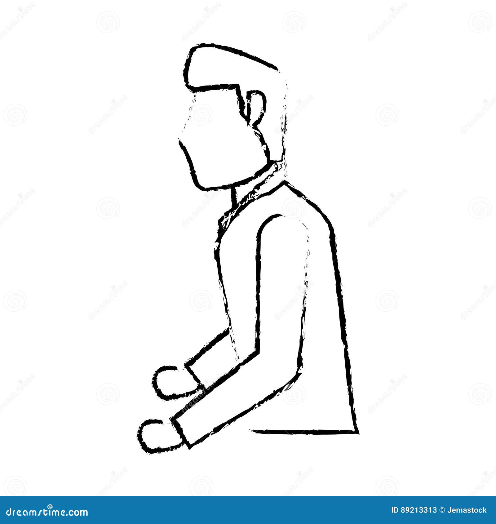 Portrait Groom Wedding Outline Royalty-Free Illustration ...