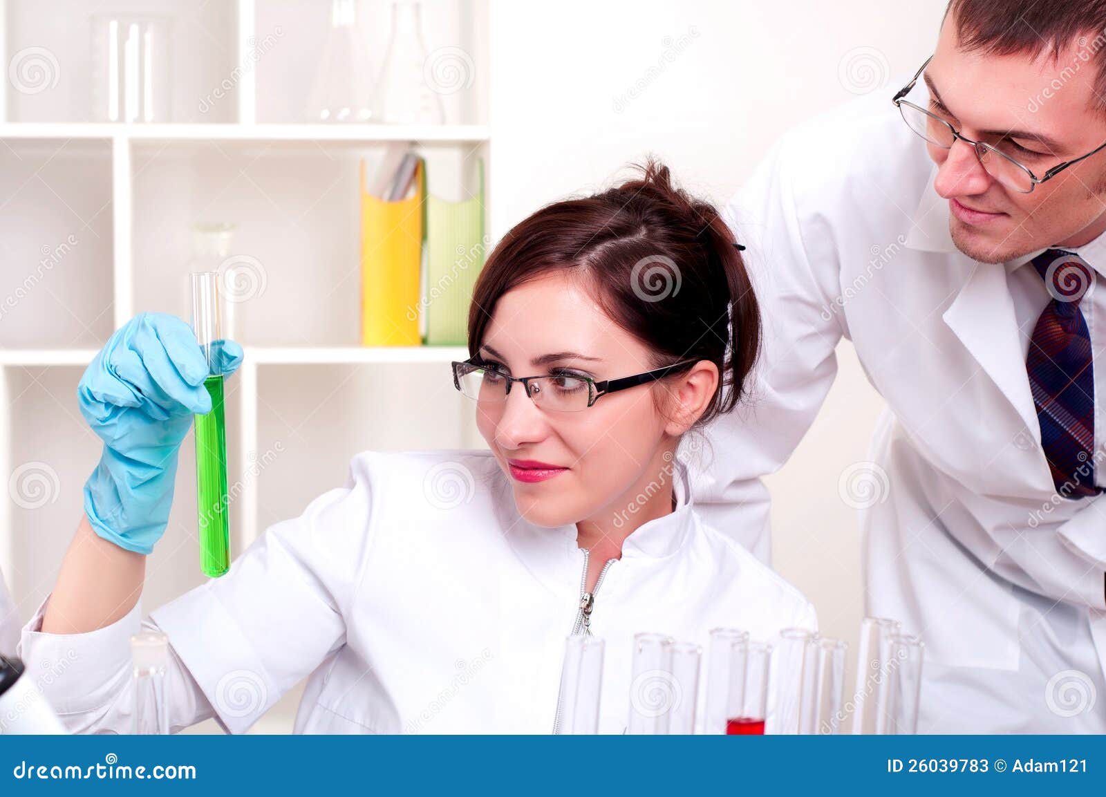 Portrait of a Group of Chemists Stock Image - Image of beaker, medical ...