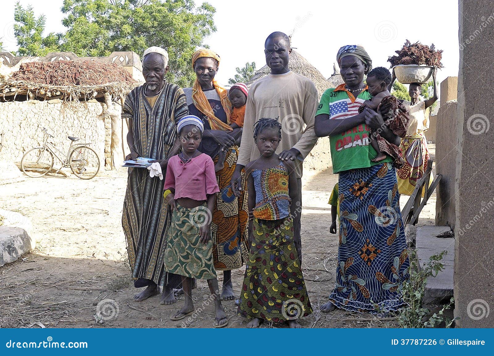 Portrait of a Group of Villagers Editorial Photo - Image of group ...