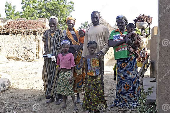 Portrait of a Group of Villagers Editorial Photo - Image of group ...