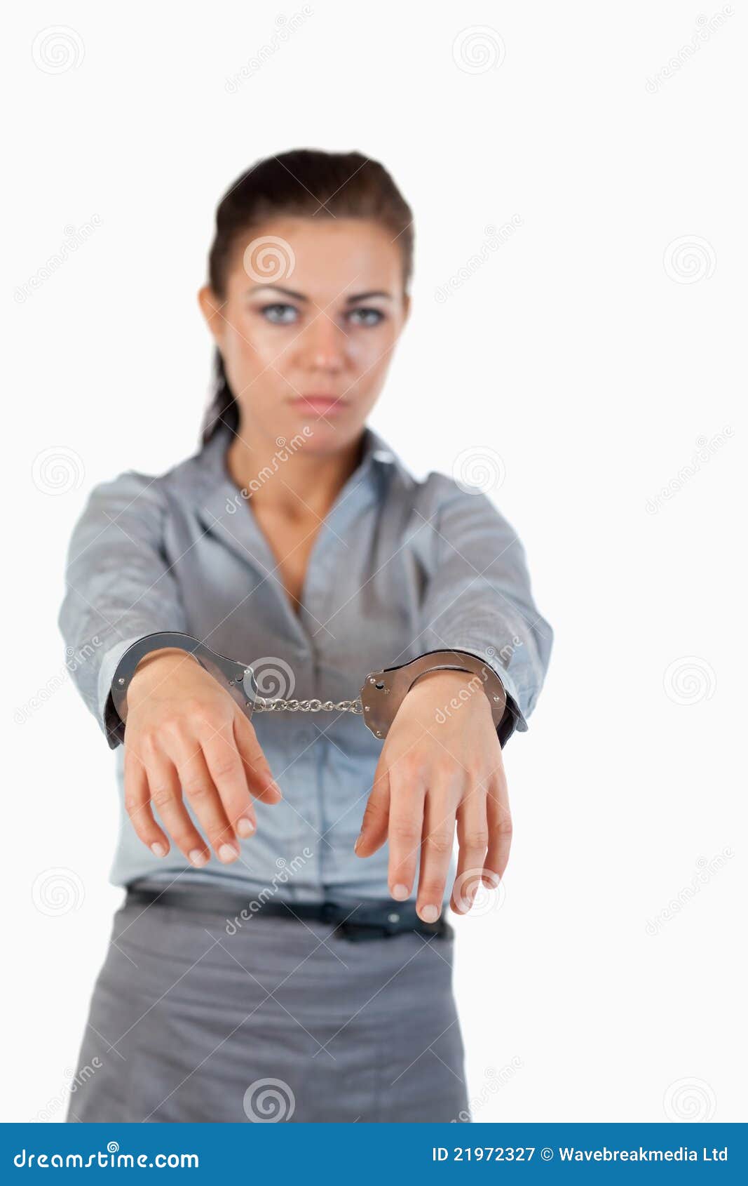 Portrait of a Guilty Businesswoman Stock Image - Image of manager ...