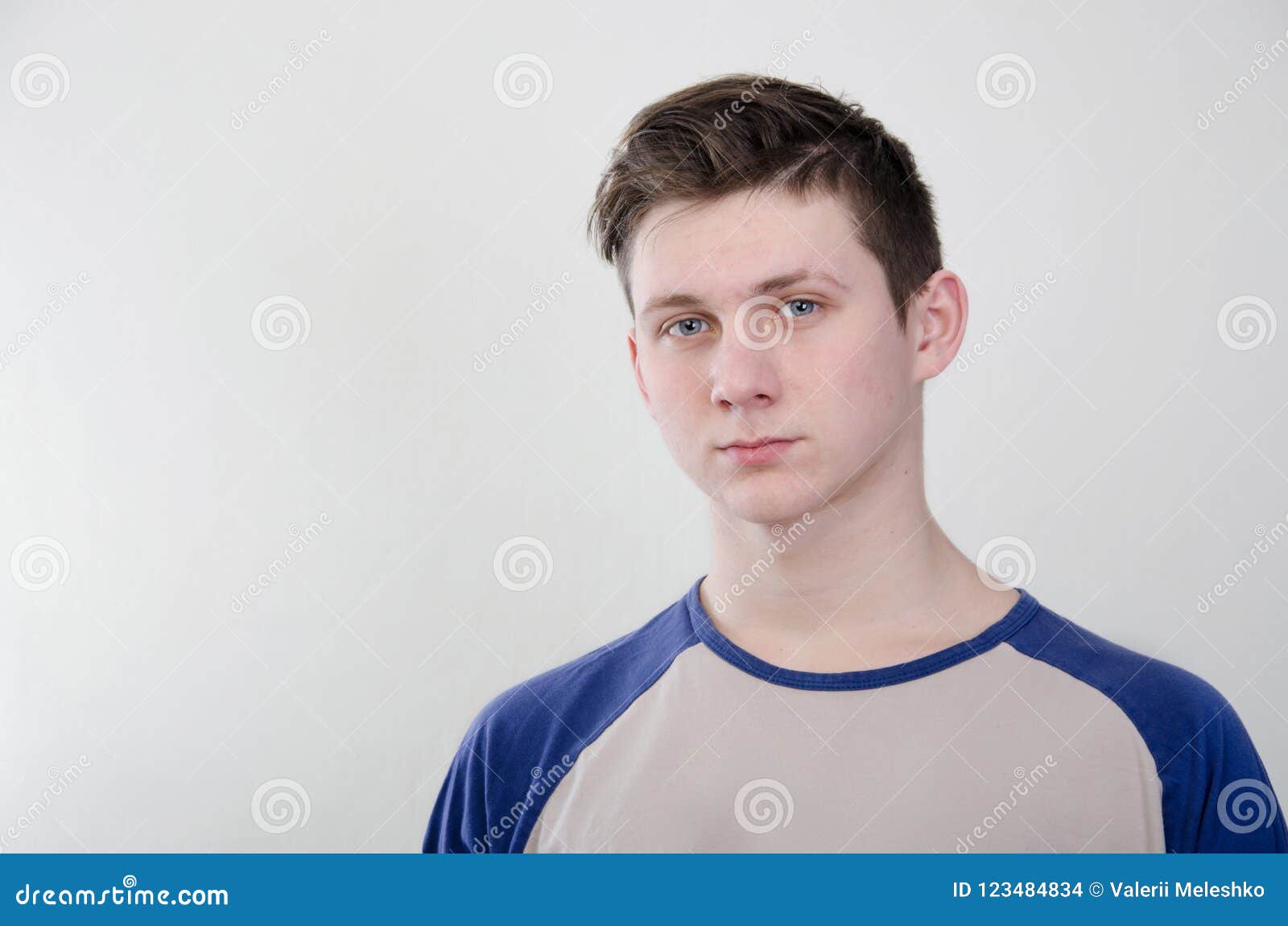 Portrait of a Guy Looking Forward Stock Photo - Image of look, high ...