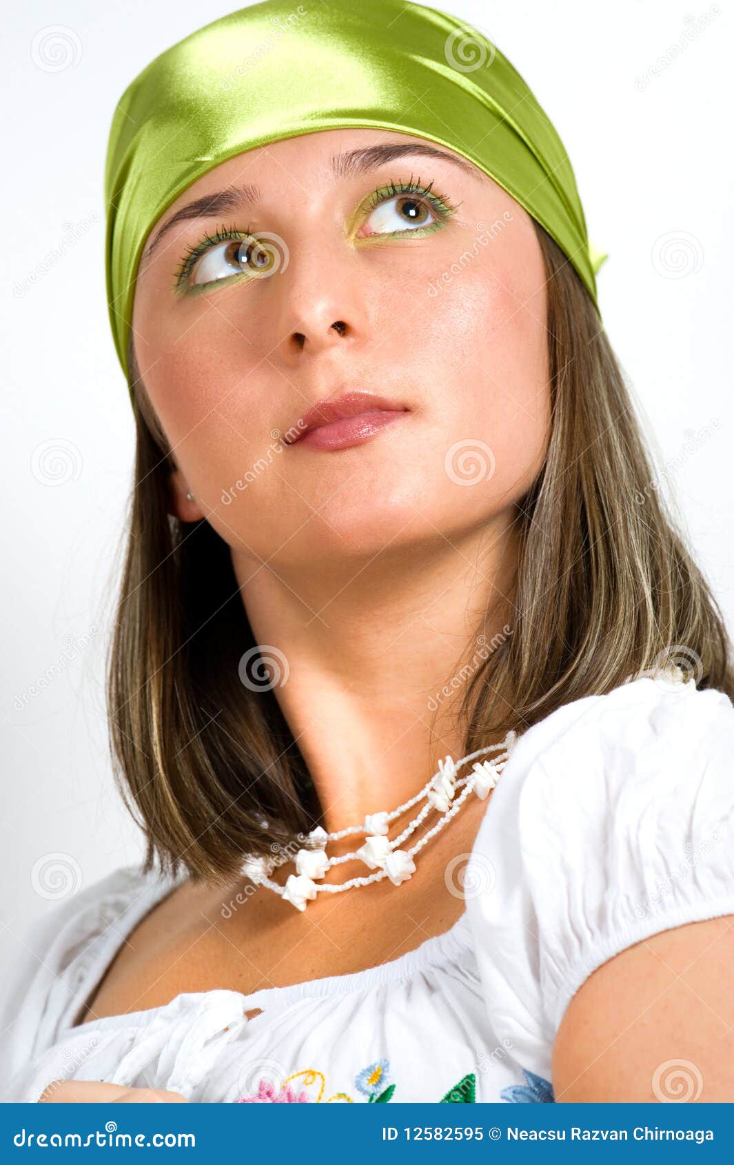 Portrait of gypsy girl stock image. Image of adult, female - 12582595