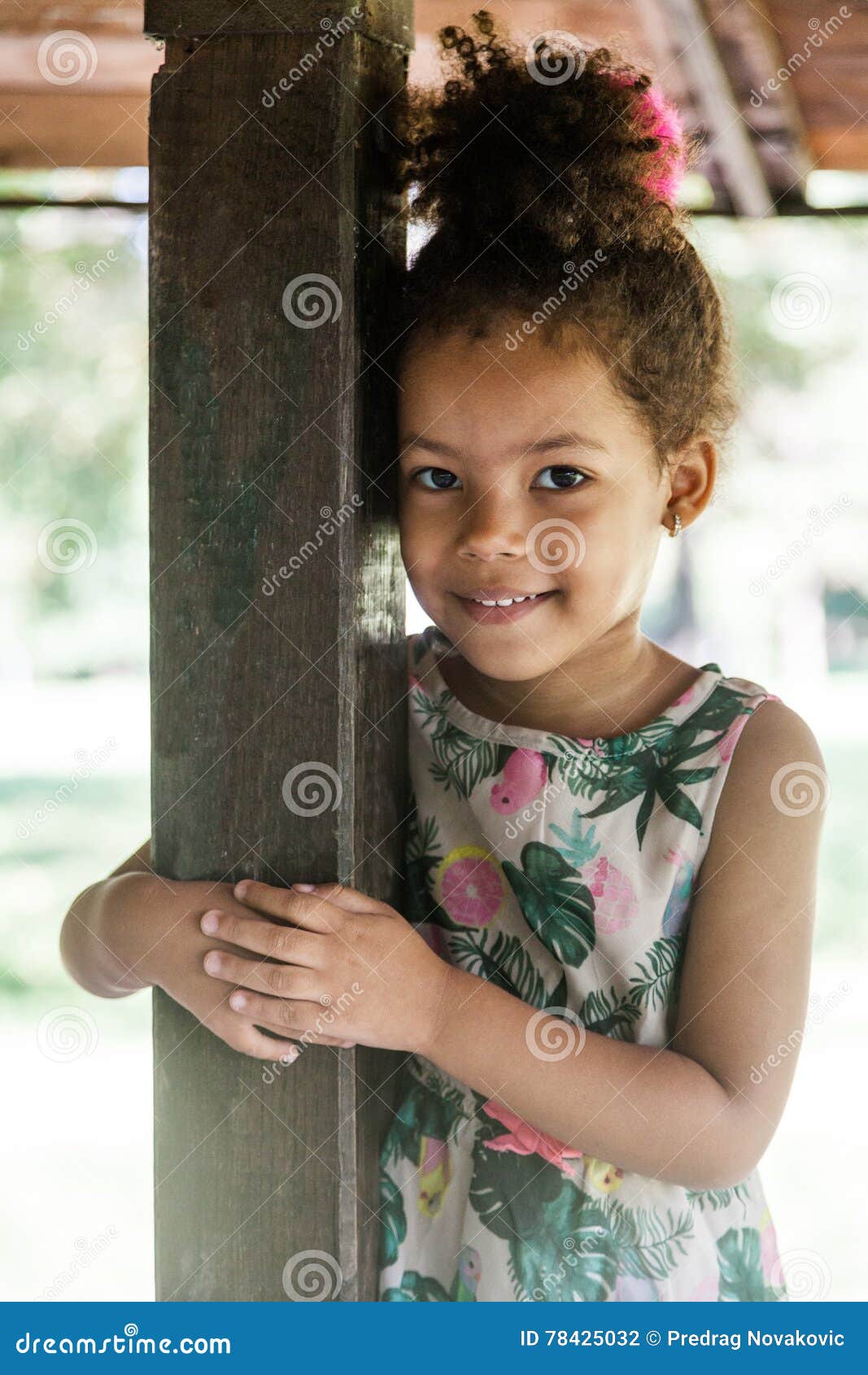 Portrait of Half-caste Children in Park Stock Photo - Image of holding ...