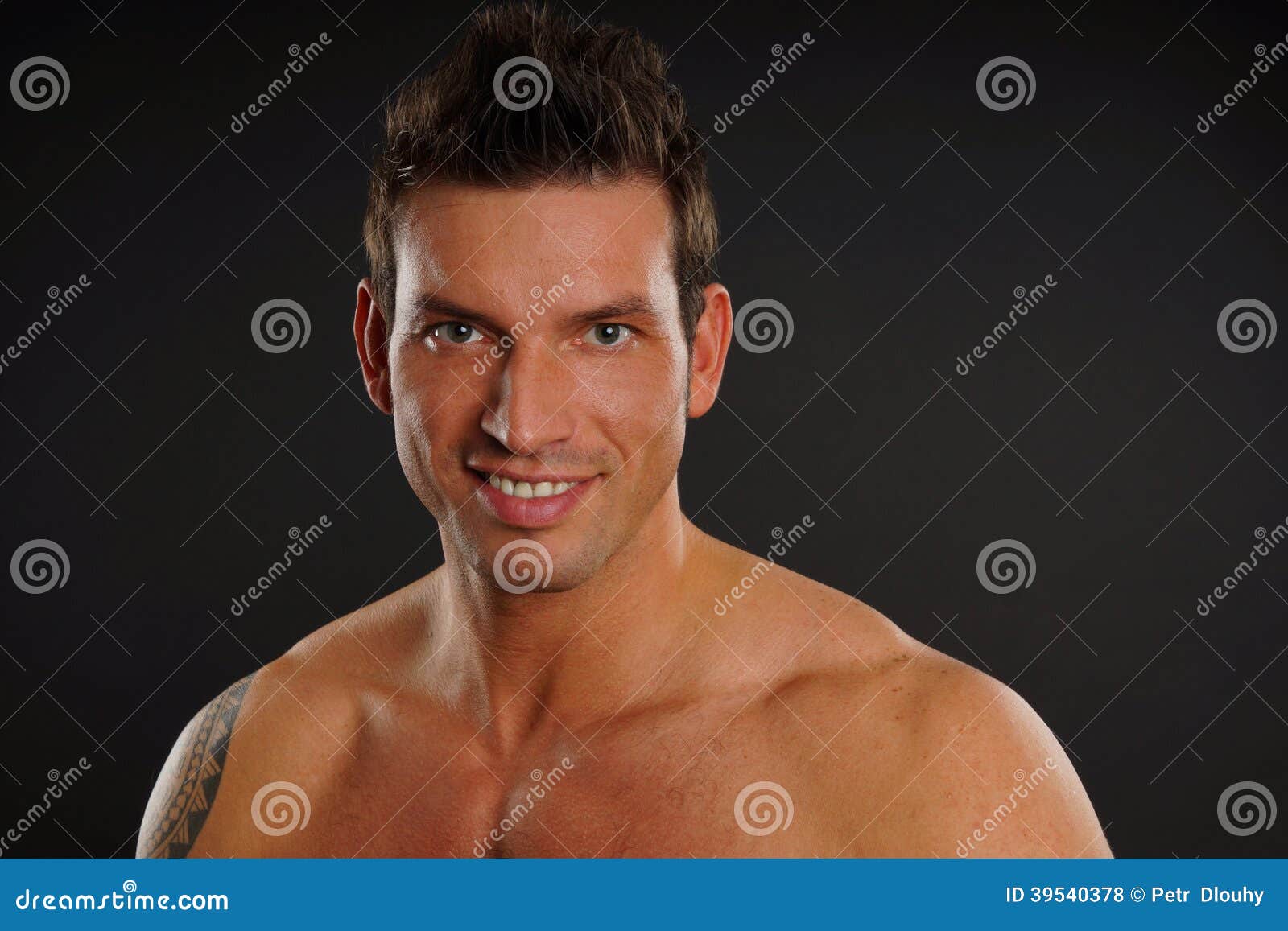 Portrait of handome man stock photo. Image of athlete - 39540378