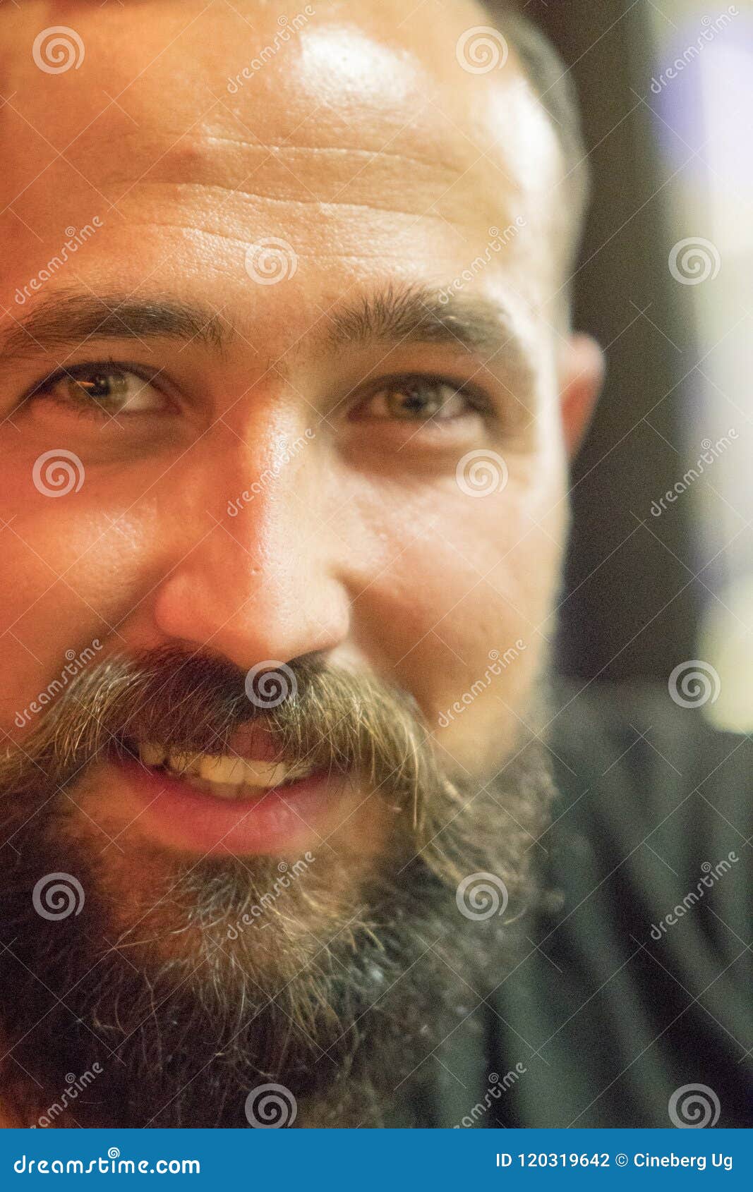 Portrait of a Handsome Arab Man Stock Photo - Image of east, laughing ...