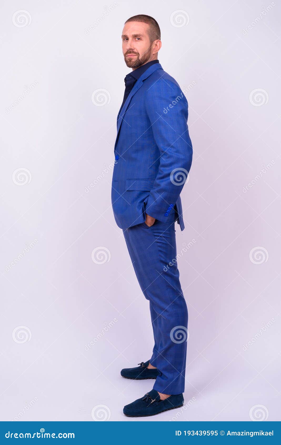 Portrait of Handsome Bald Bearded Businessman in Suit Stock Image ... Portrait of Handsome Bald Bearded Businessman in Suit Stock Image ...