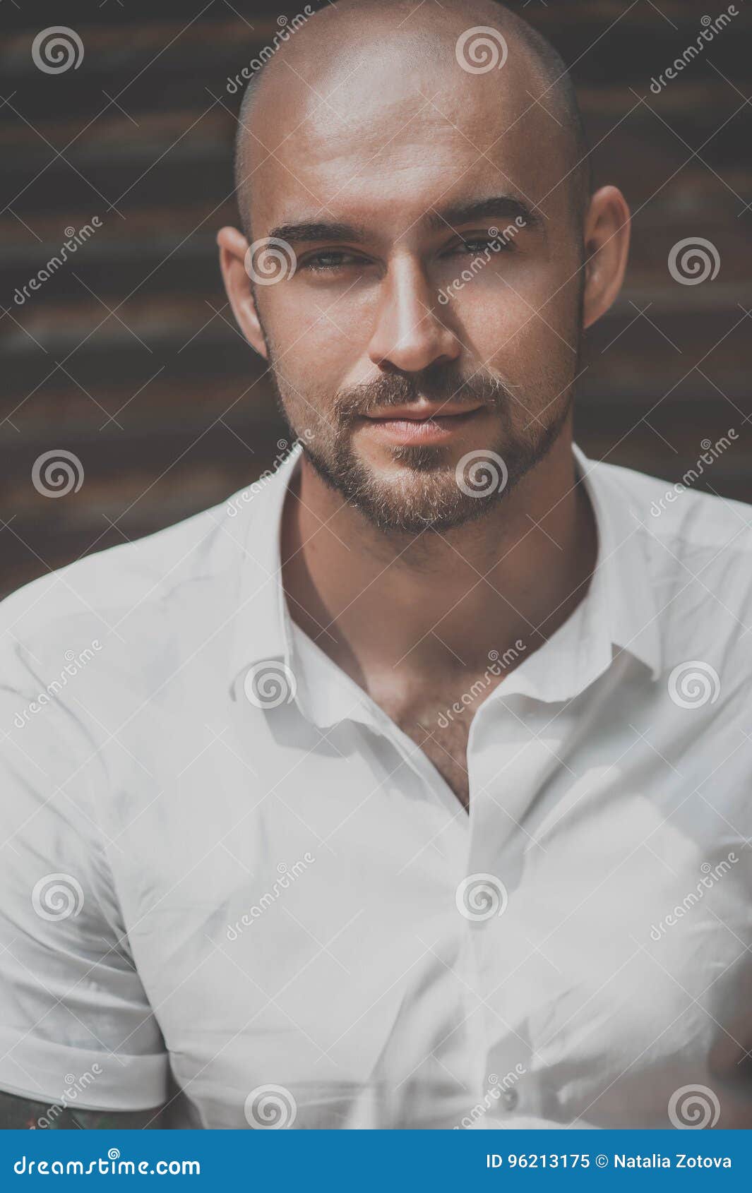 A Portrait of Handsome Balt Man in the White Shirt Stock Image - Image ...