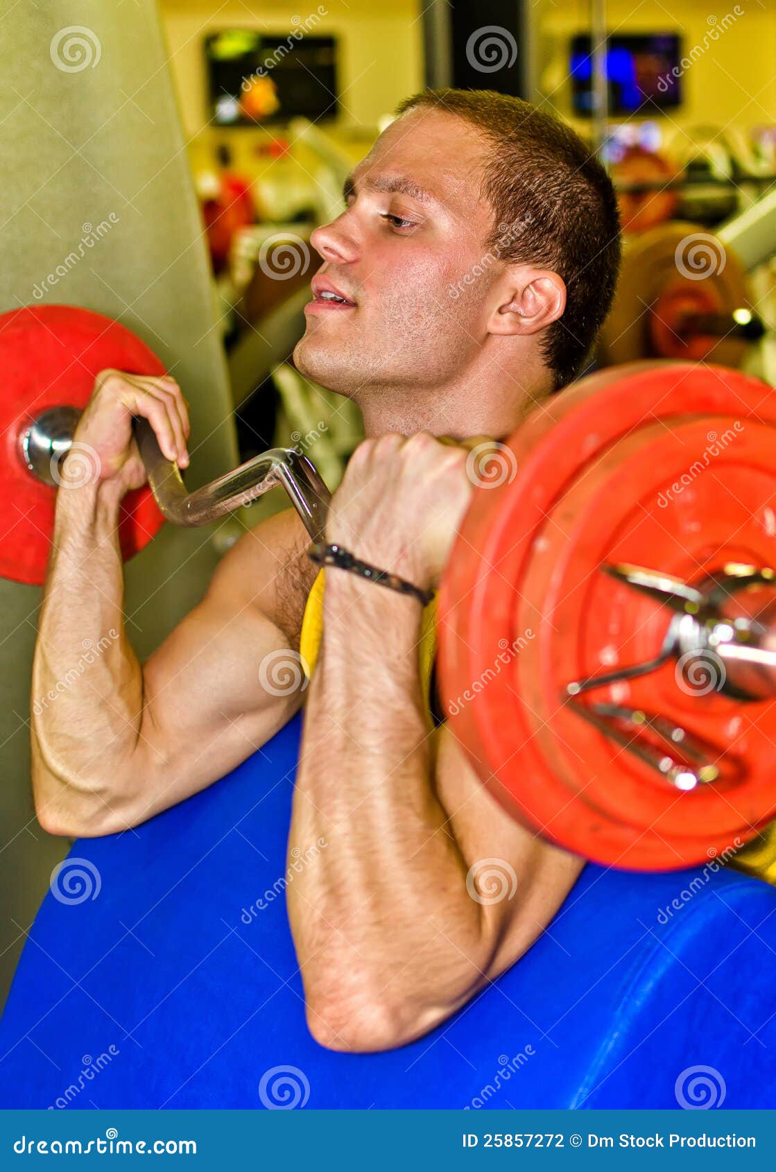 Portrait of Handsome Bodybuilder Stock Photo - Image of caucasian ...