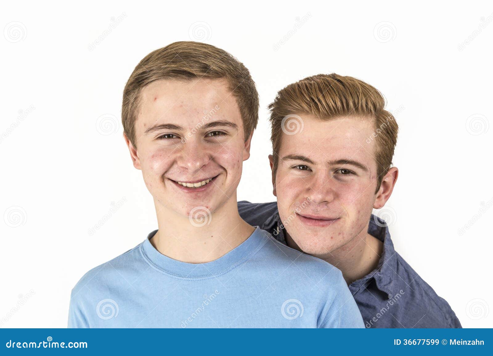 Portrait of Handsome Brothers Stock Image - Image of face, beauty: 36677599