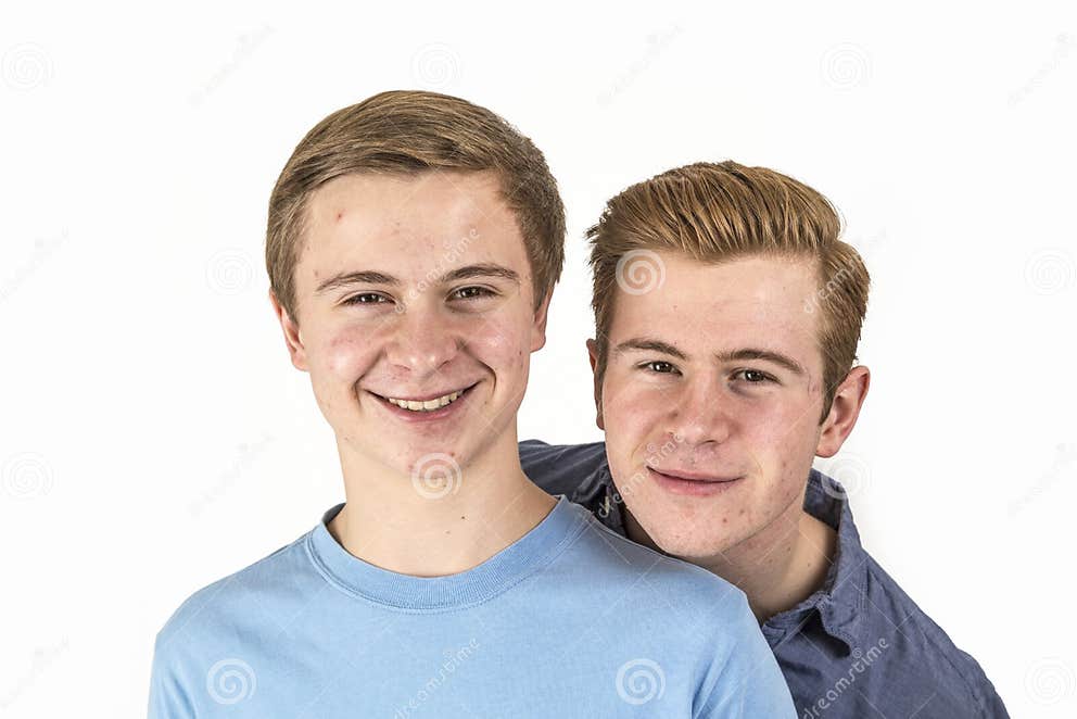 Portrait of Handsome Brothers Stock Image - Image of face, beauty: 36677599