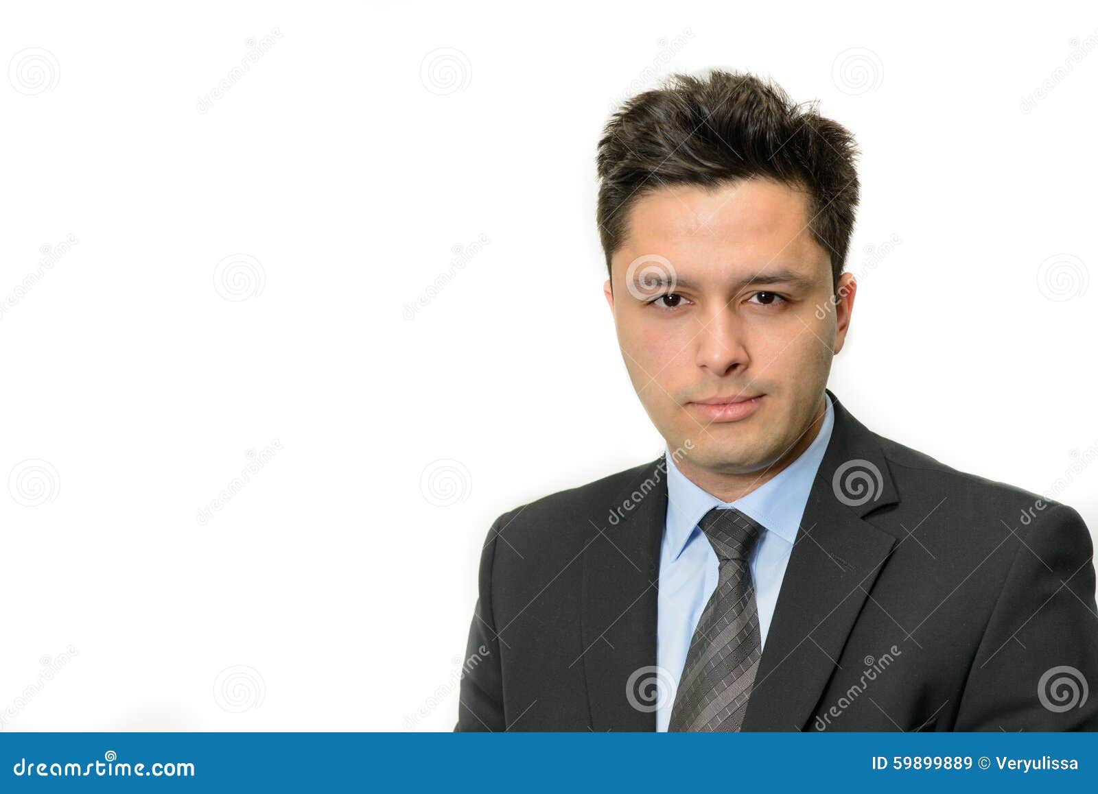 Portrait of Handsome Businessman in Suit Stock Image - Image of ...