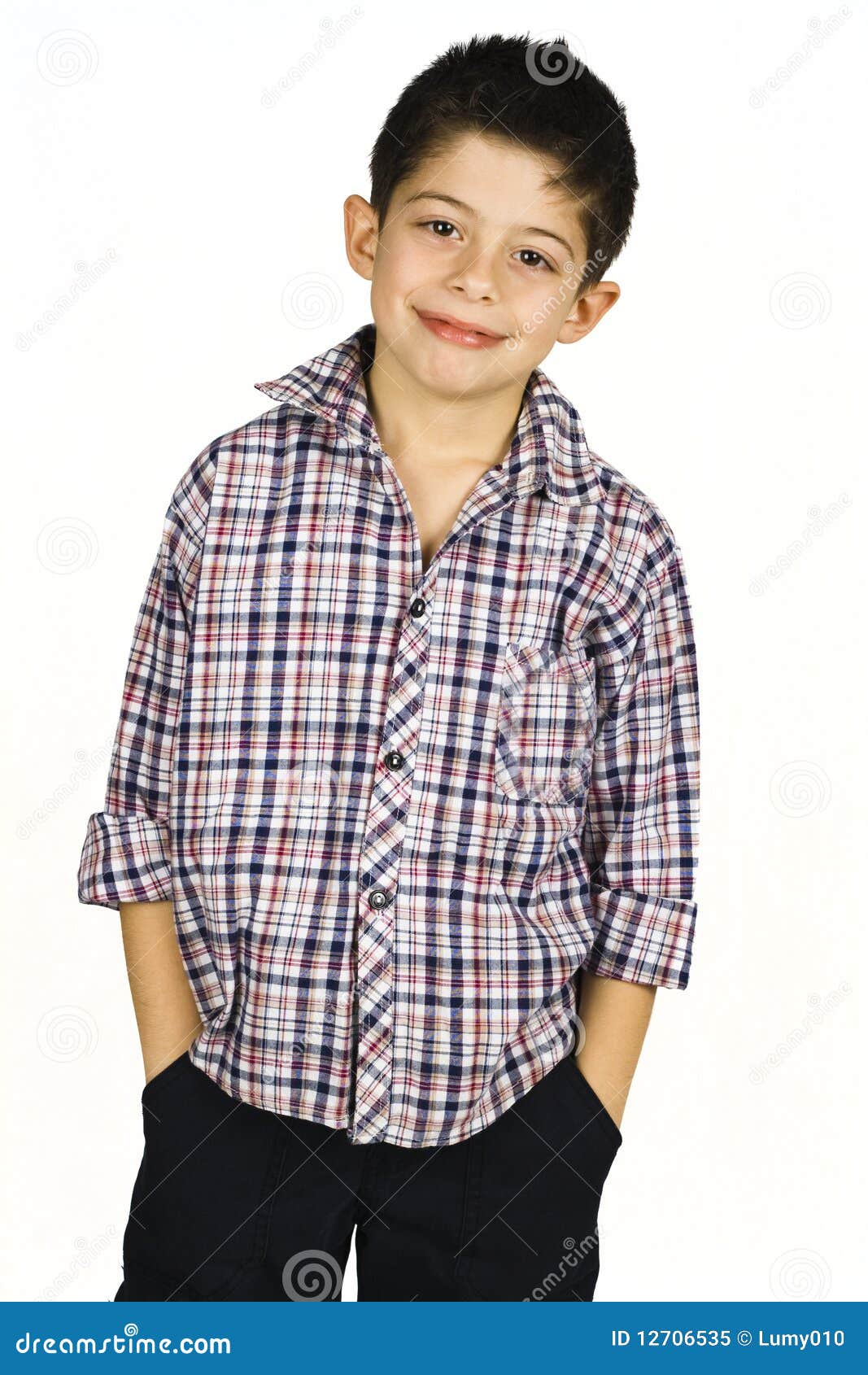 Portrait of a Handsome Child Stock Image - Image of child, isolated ...