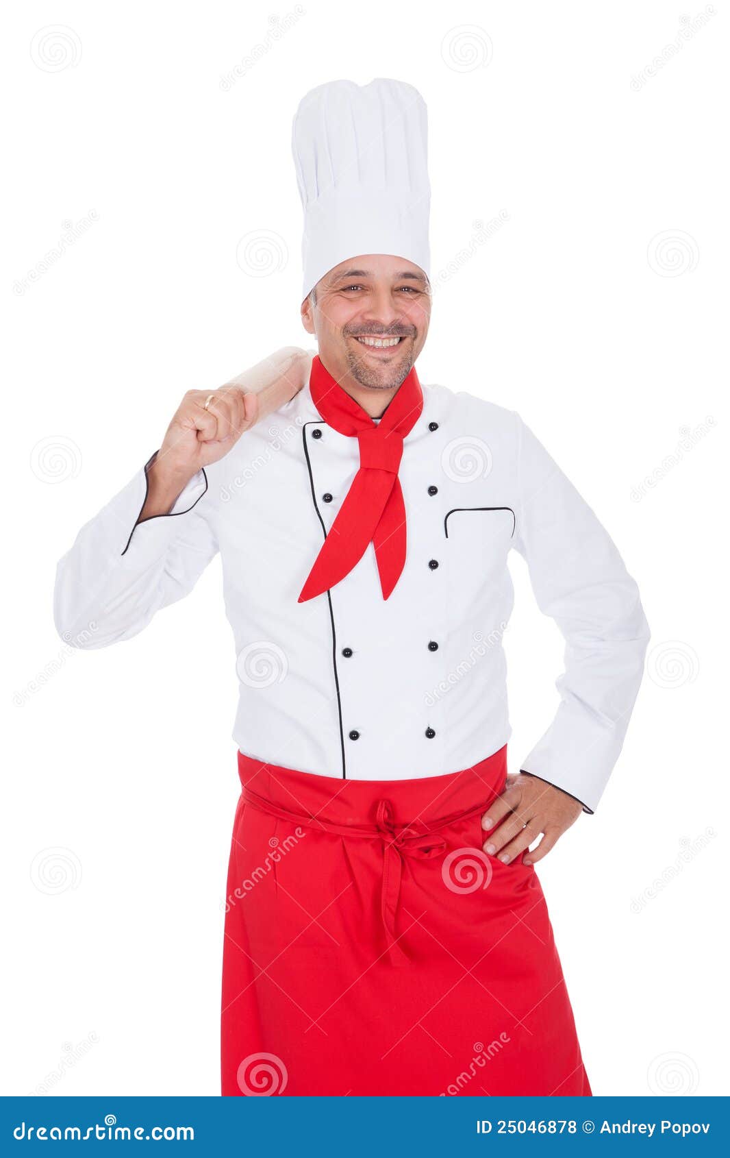 Portrait of a Handsome Cook Stock Photo - Image of food, person: 25046878