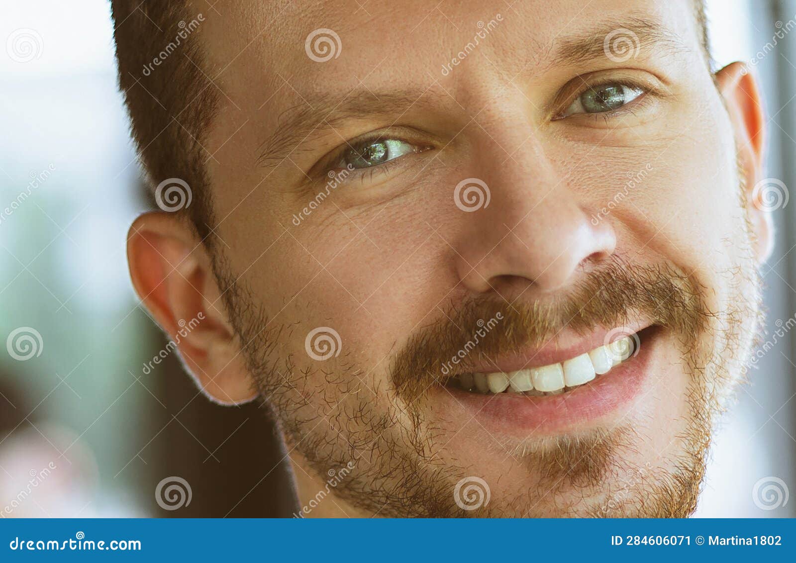 Handsome Guy with White Teeth Stock Image - Image of male, style: 284606071