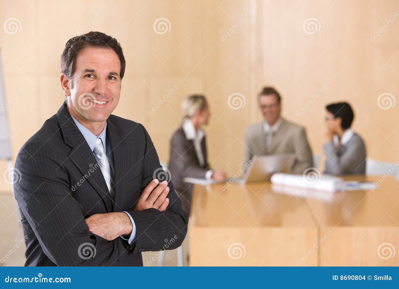 Portrait of Handsome Male Executive Stock Photo - Image of contemporary ...