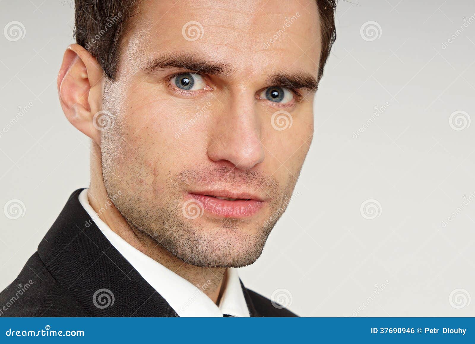 Portrait of a Handsome Man. Stock Photo - Image of lifestyle, male ...