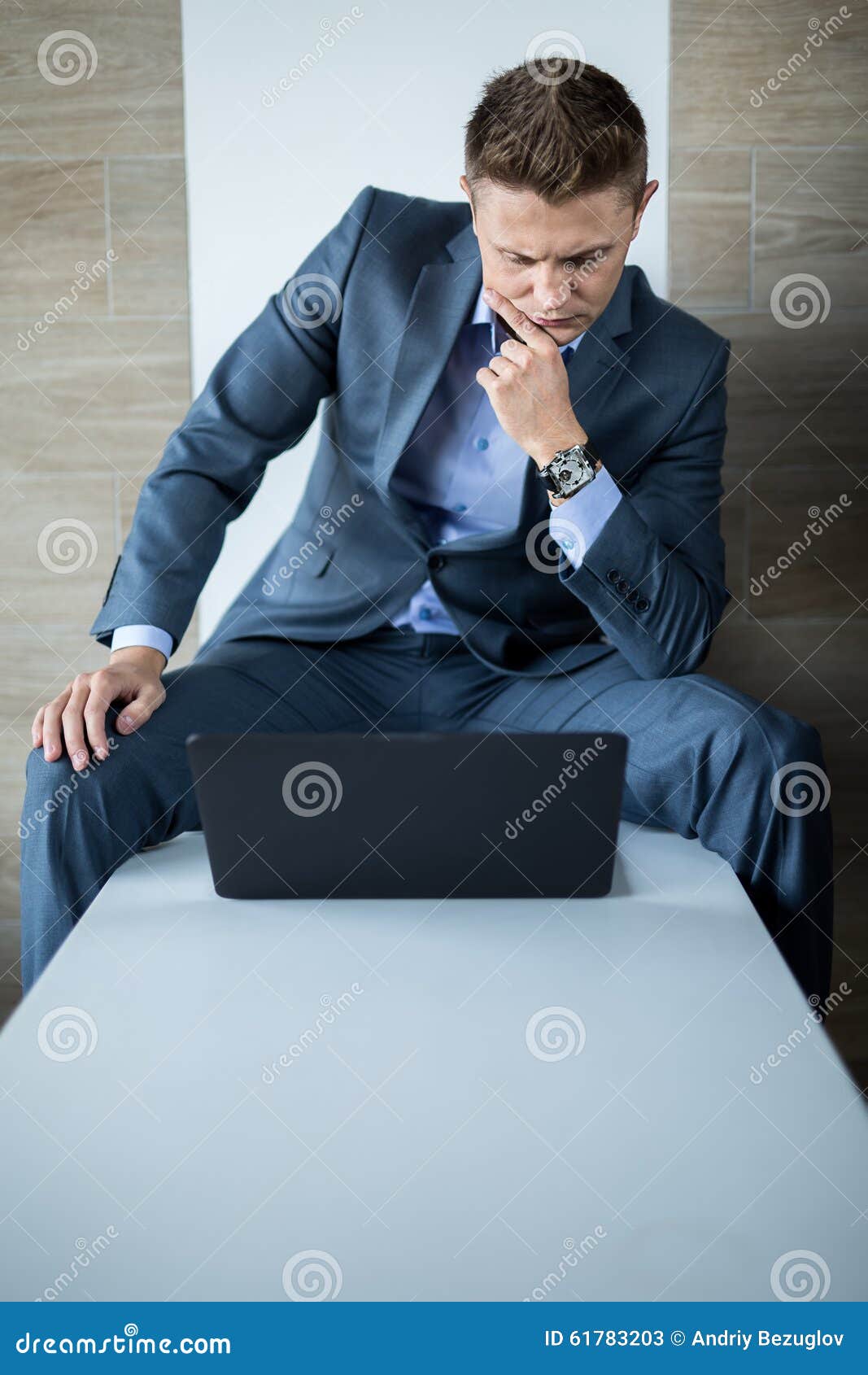 Portrait Of A Handsome Man Stock Image Image Of Casual 61783203