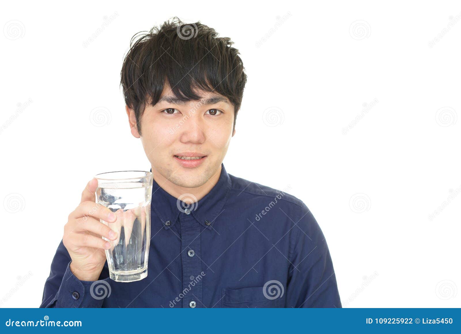 Man drinking water stock photo. Image of dressed, adult - 109225922